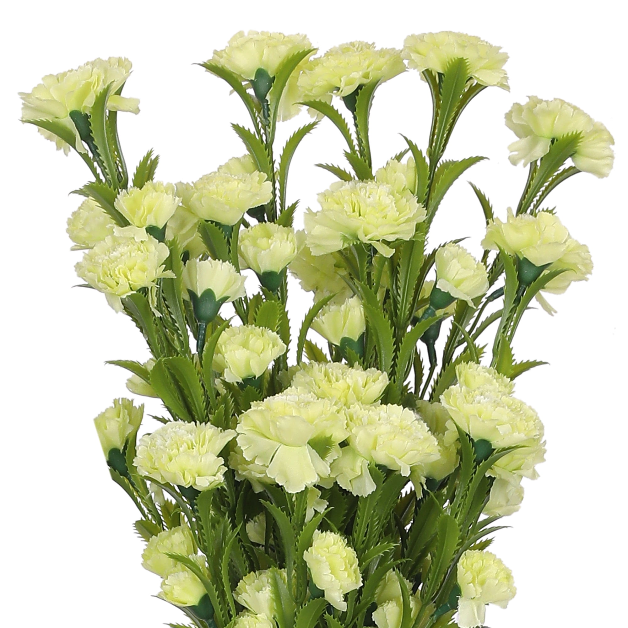 Unique Bargains 6 Pcs Simulation Carnations Artificial Flowers for ...