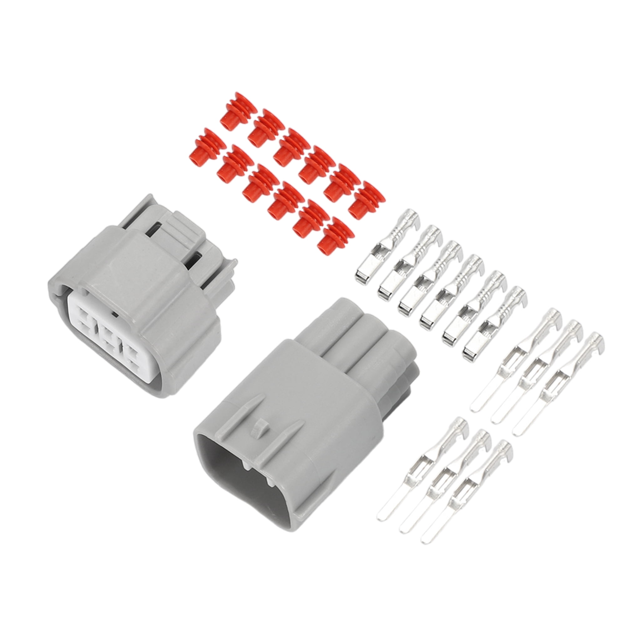 Unique Bargains 6 Pin Accelerator Pedal Connector Plug Waterproof Male ...