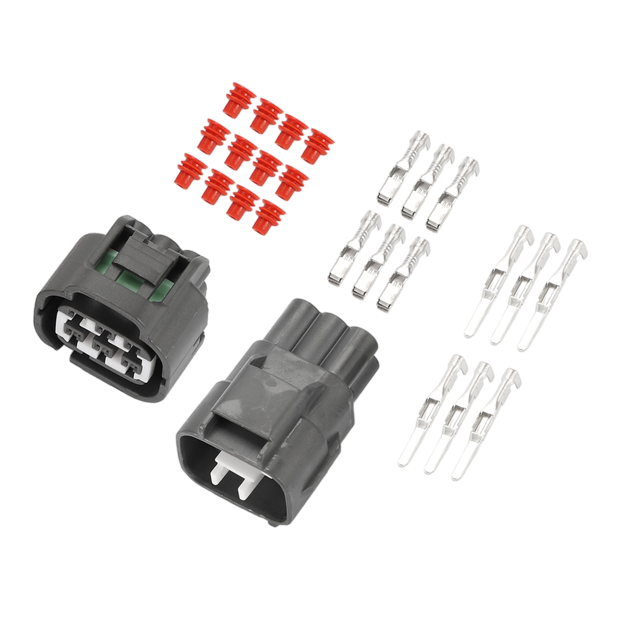 Unique Bargains 6 Pin Headlight Waterproof Connector Plug Waterproof ...