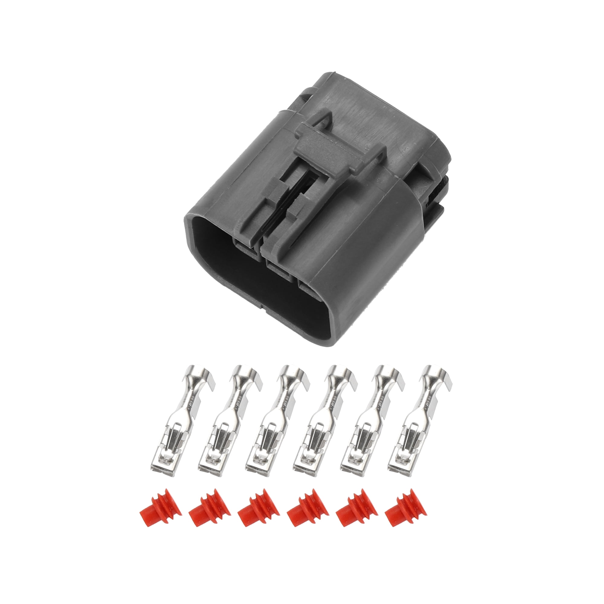 Unique Bargains 6 Pin Main Excavator Throttle Motor Connector Plug ...
