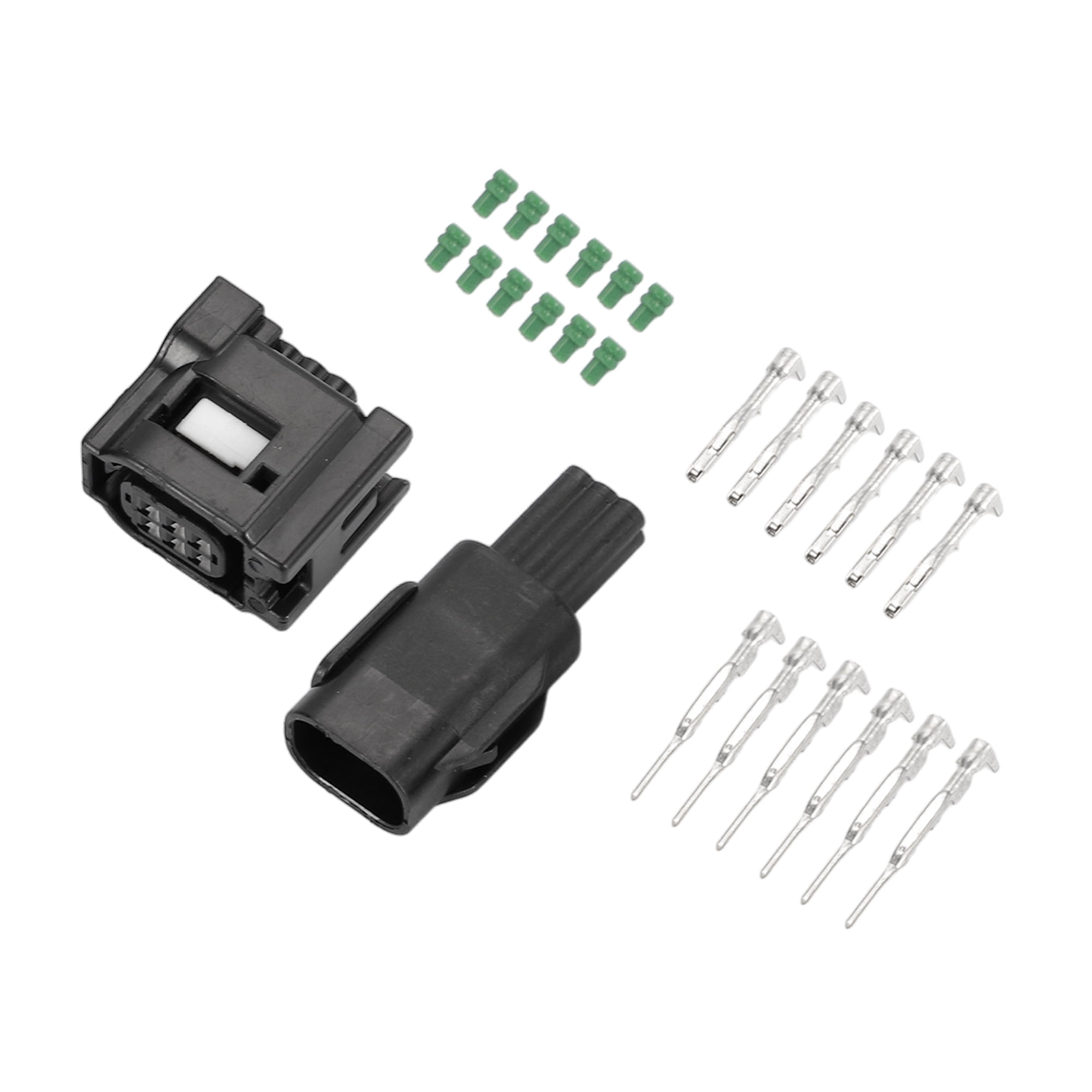 Unique Bargains 6 Pin Reversing Sensor Connector Plug Waterproof Male ...