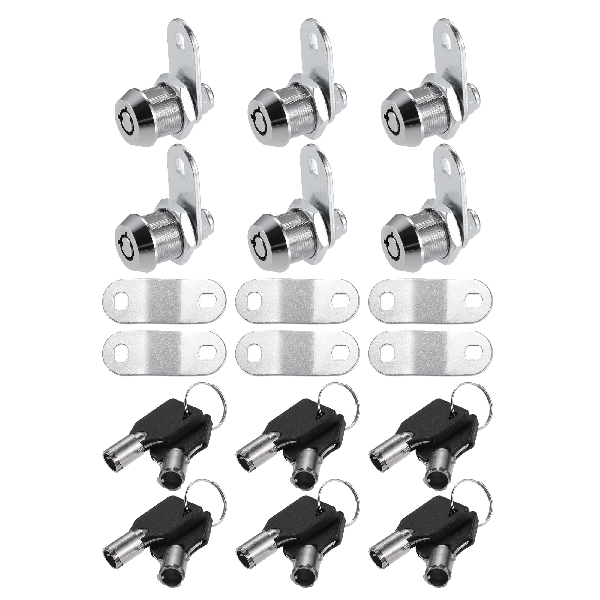Unique Bargains 6 Set Cam Lock RV Storage Locks Keyed Alike 5/8 ...