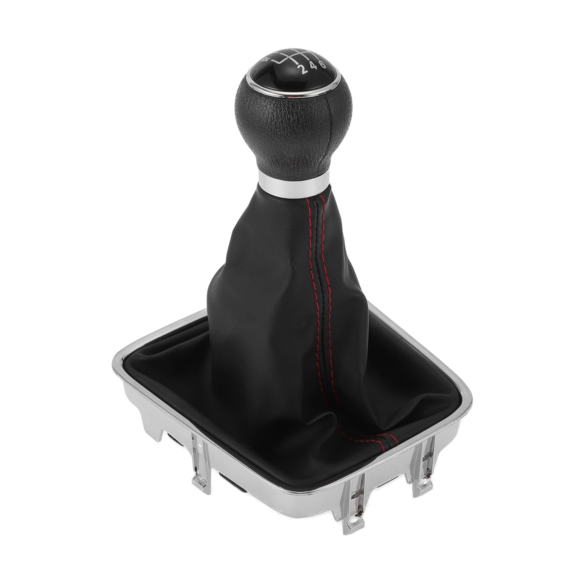 Unique Bargains 6 Speed Manual Gear Shifter Knob W/ Cover No.5N0711113 ...