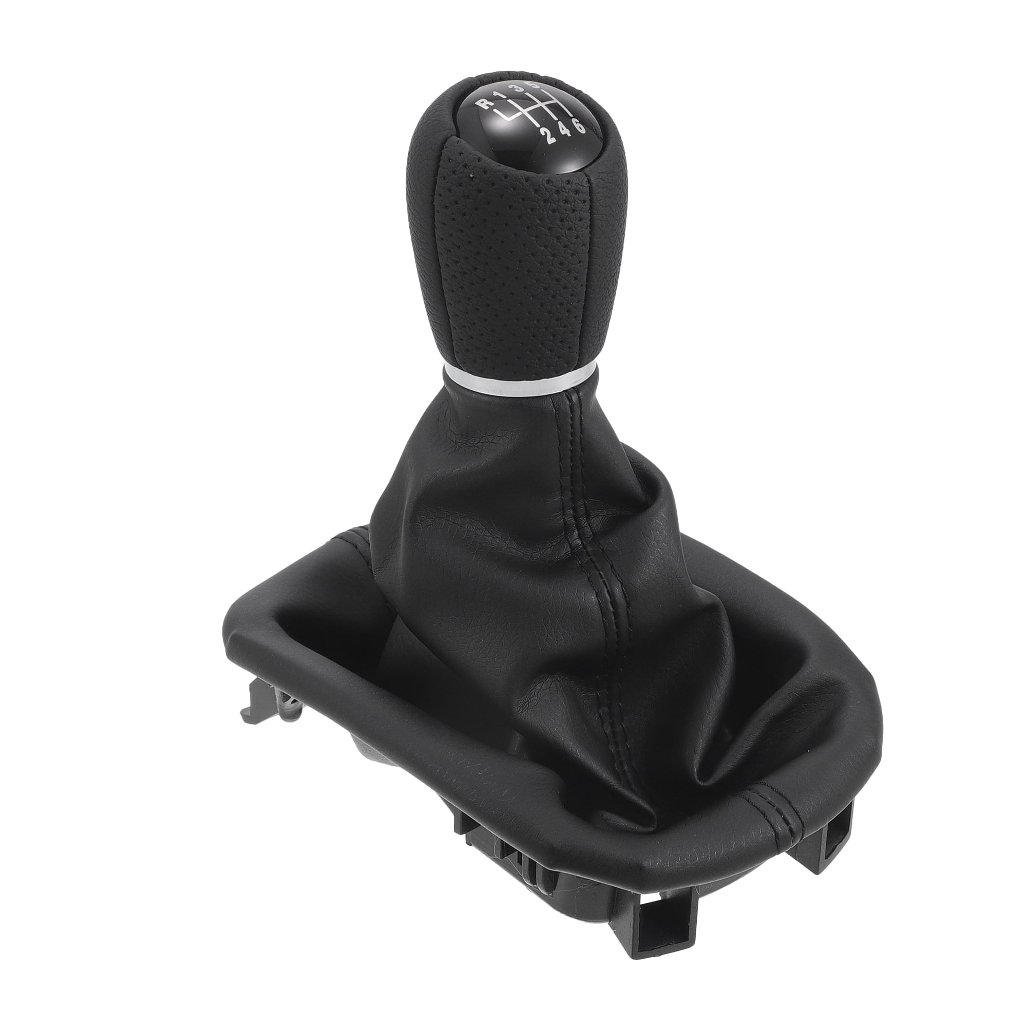 Unique Bargains 6 Speed Manual Gear Shifter Knob with Cover - Stick ...