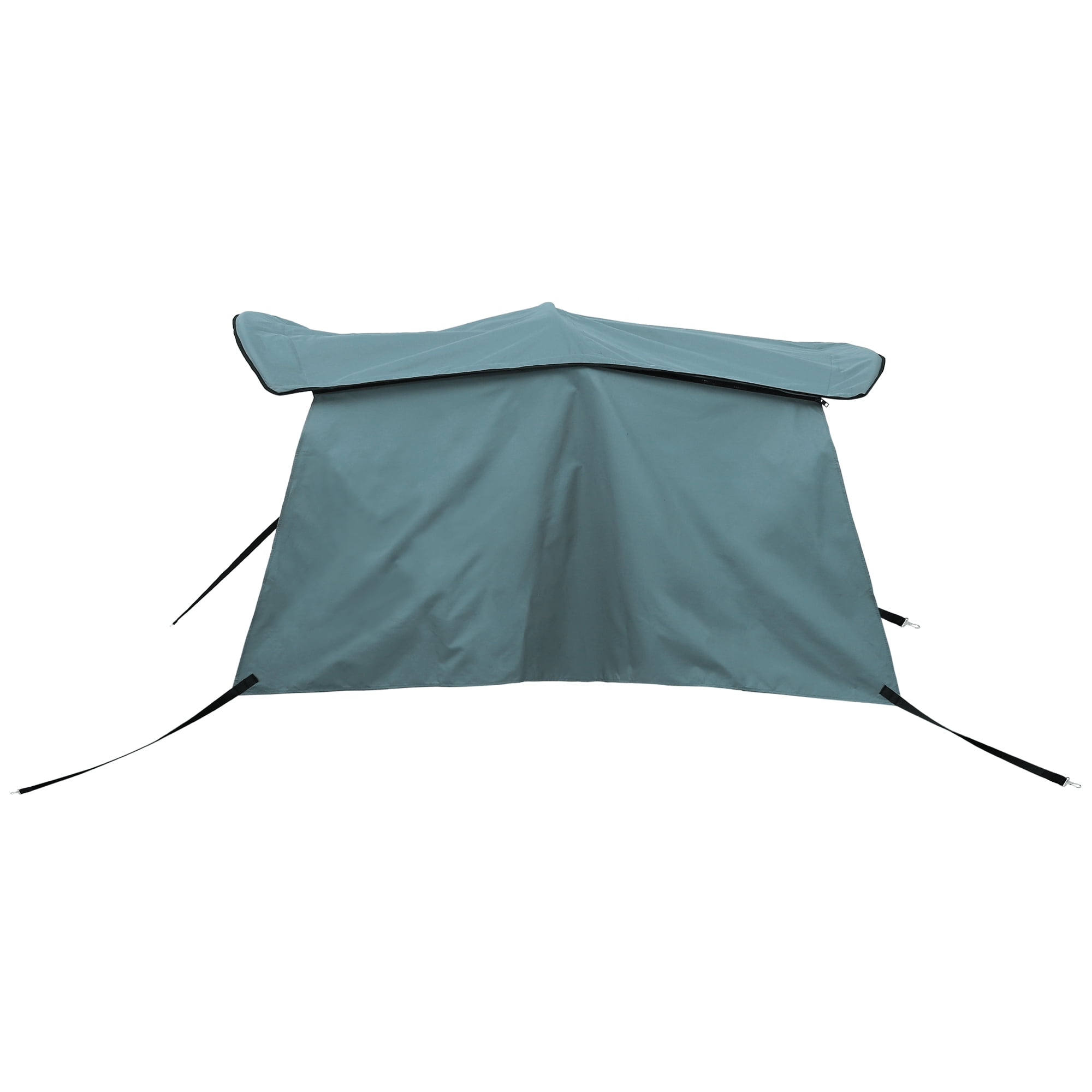 Unique Bargains 600D 3 Bow 6'L x 46"H x 54"-60"W Bimini Top Canvas ...