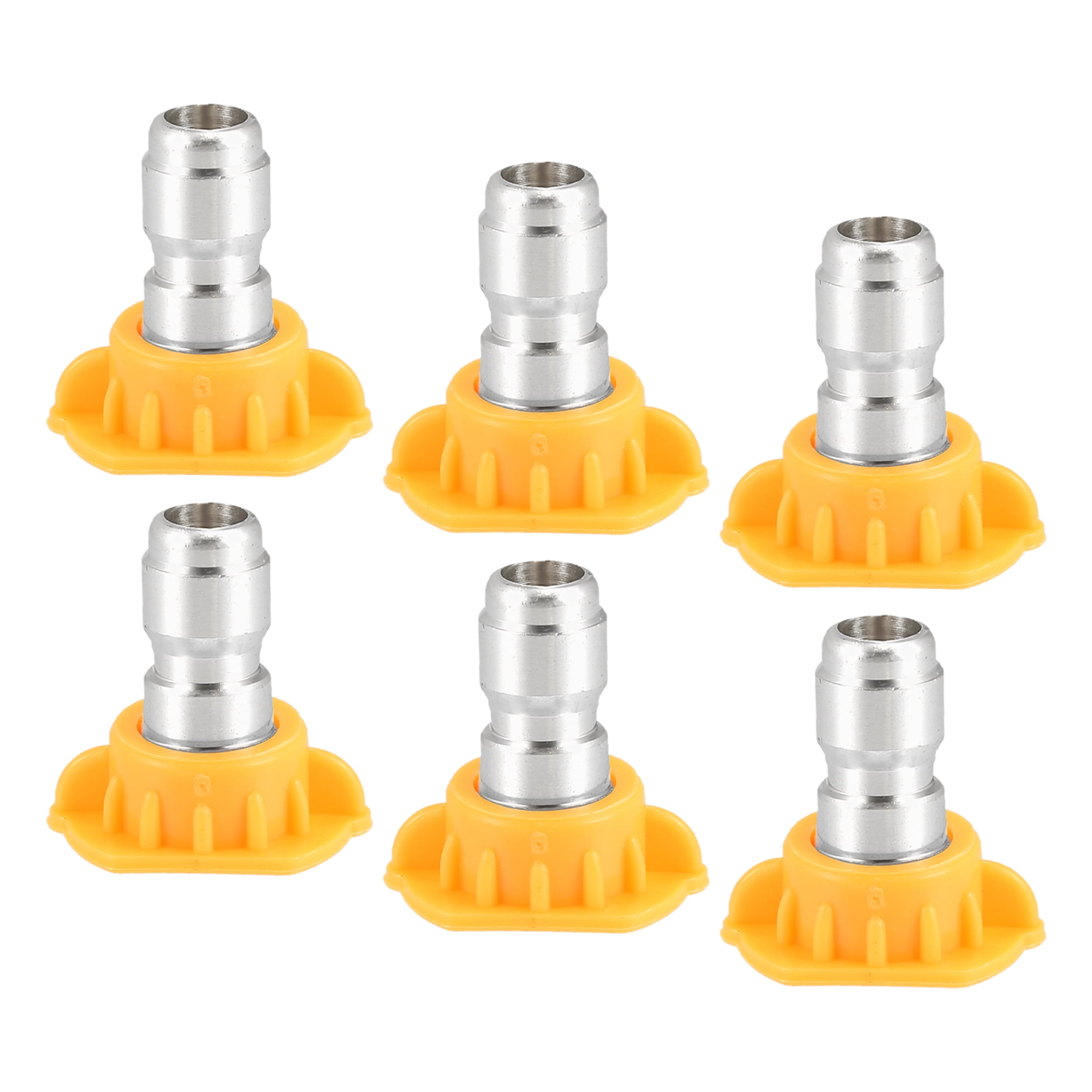 Unique Bargains 6Pcs High Pressure Washer Spray Nozzle Tips Quick ...