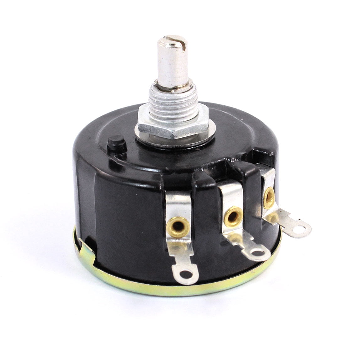Unique Bargains 6mm Shaft 5W 10K Ohm Variable Resistor Wirewound ...