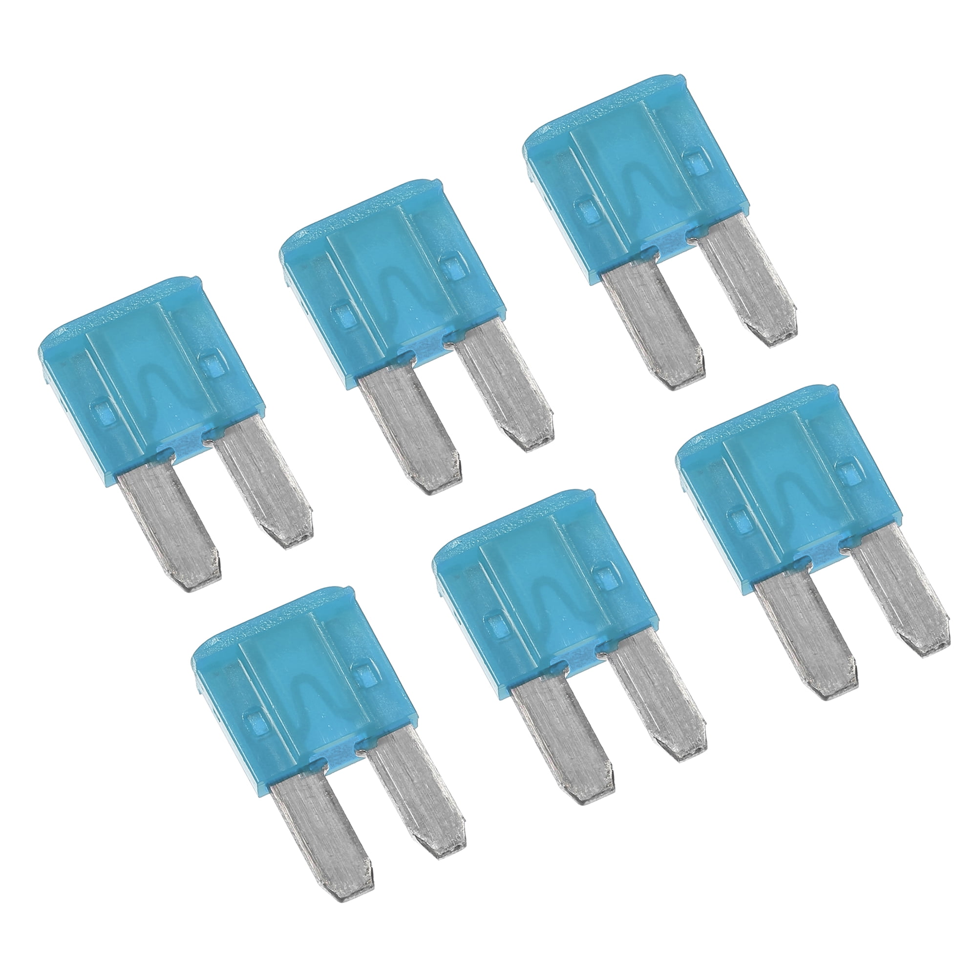 Unique Bargains 6pcs 15A 15Amp Car Mini Blade Fuses for Boat Truck RV ...