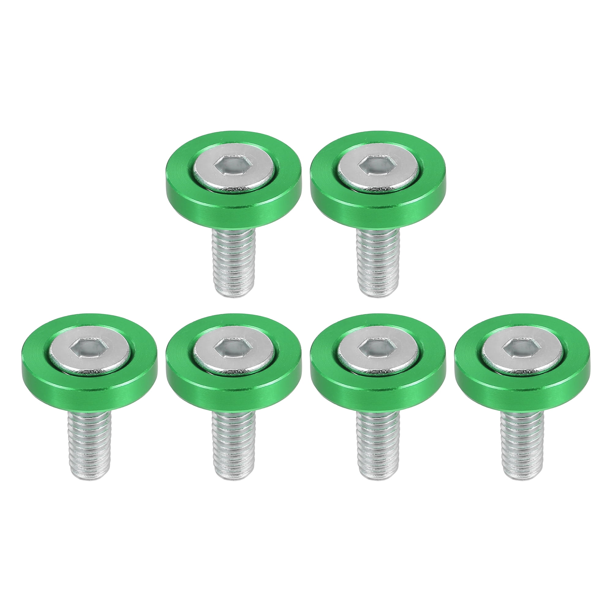 Unique Bargains 6pcs Finishing Countersunk Fender Bumper Washers Engine ...