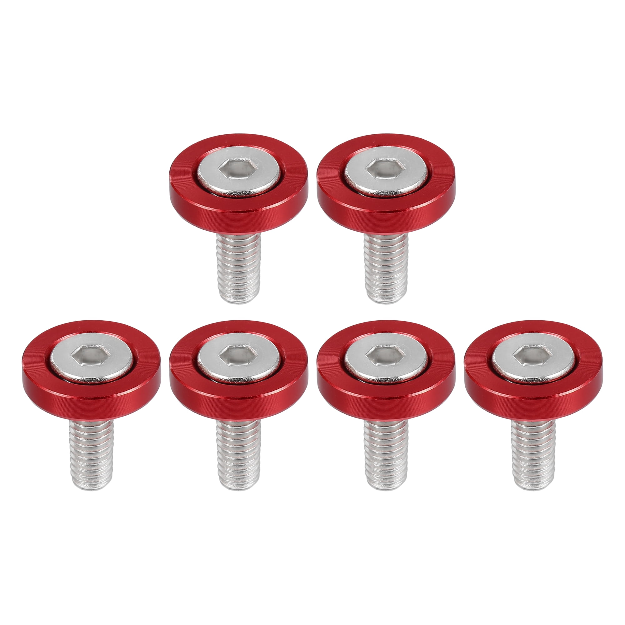 Unique Bargains 6pcs Finishing Countersunk Fender Bumper Washers Engine ...