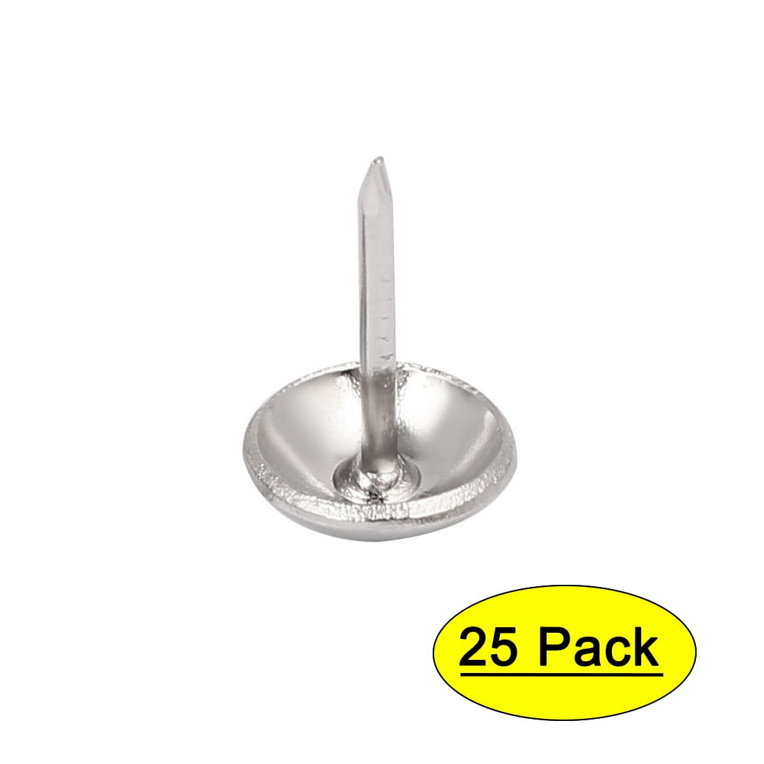 Unique Bargains 7/16' Dia Stainless Steel Thumbtack Upholstery ...