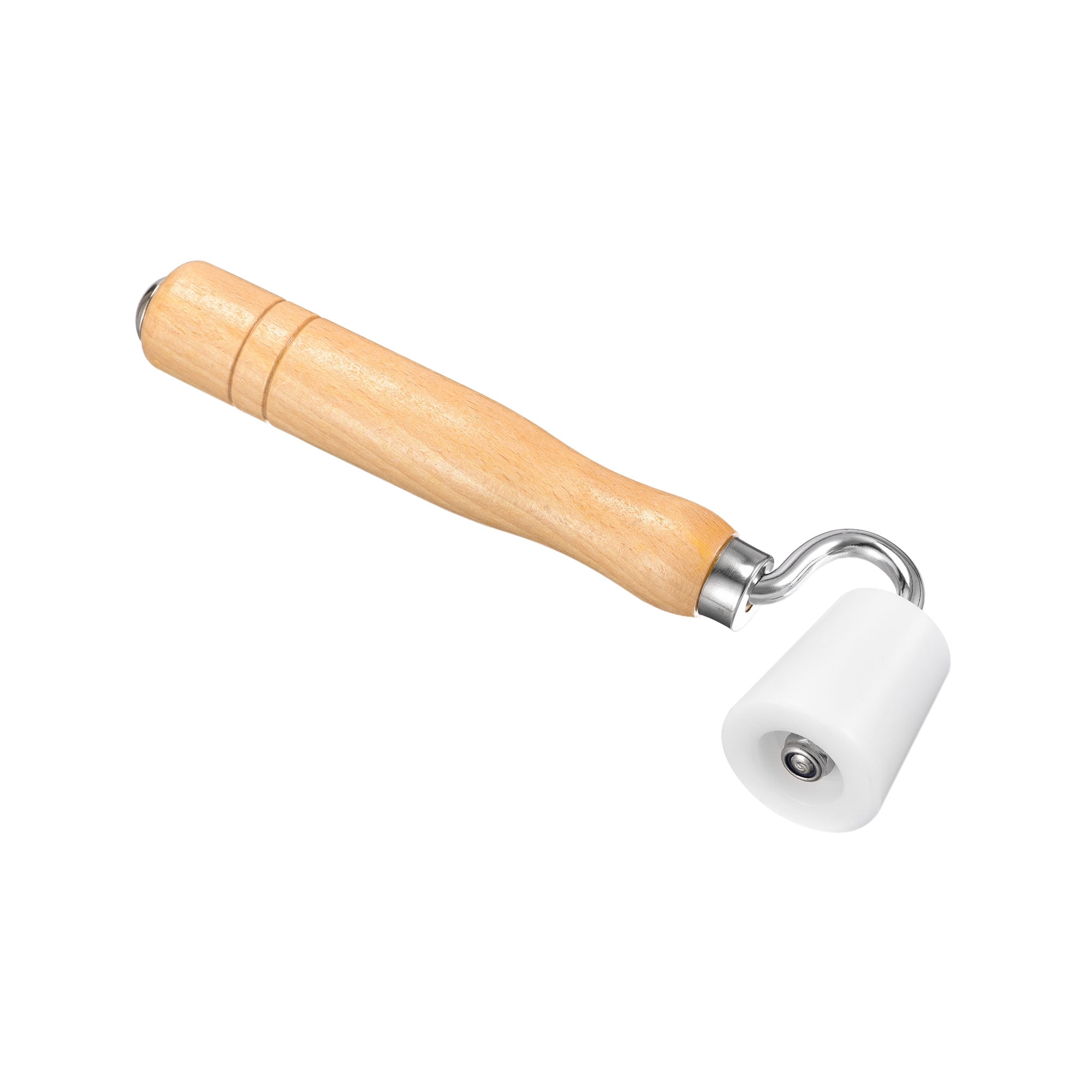Unique Bargains 7.5" Seam Roller 1.6" Width POM Wheel Wooden Handle ...