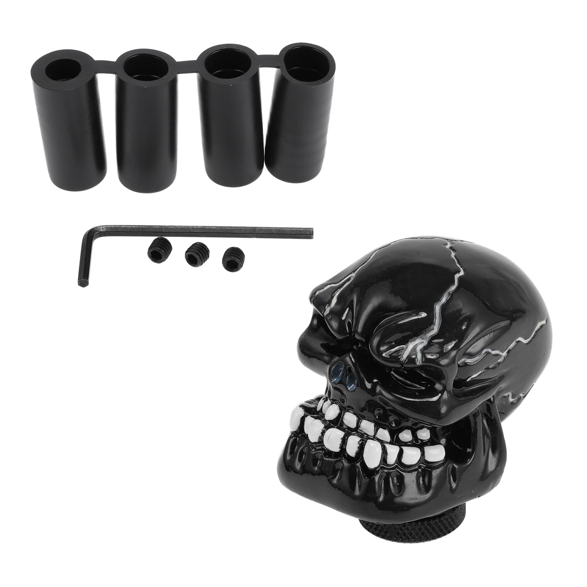 Unique Bargains 7cm Gear Shift Knob Resin Skull for Automatic and ...