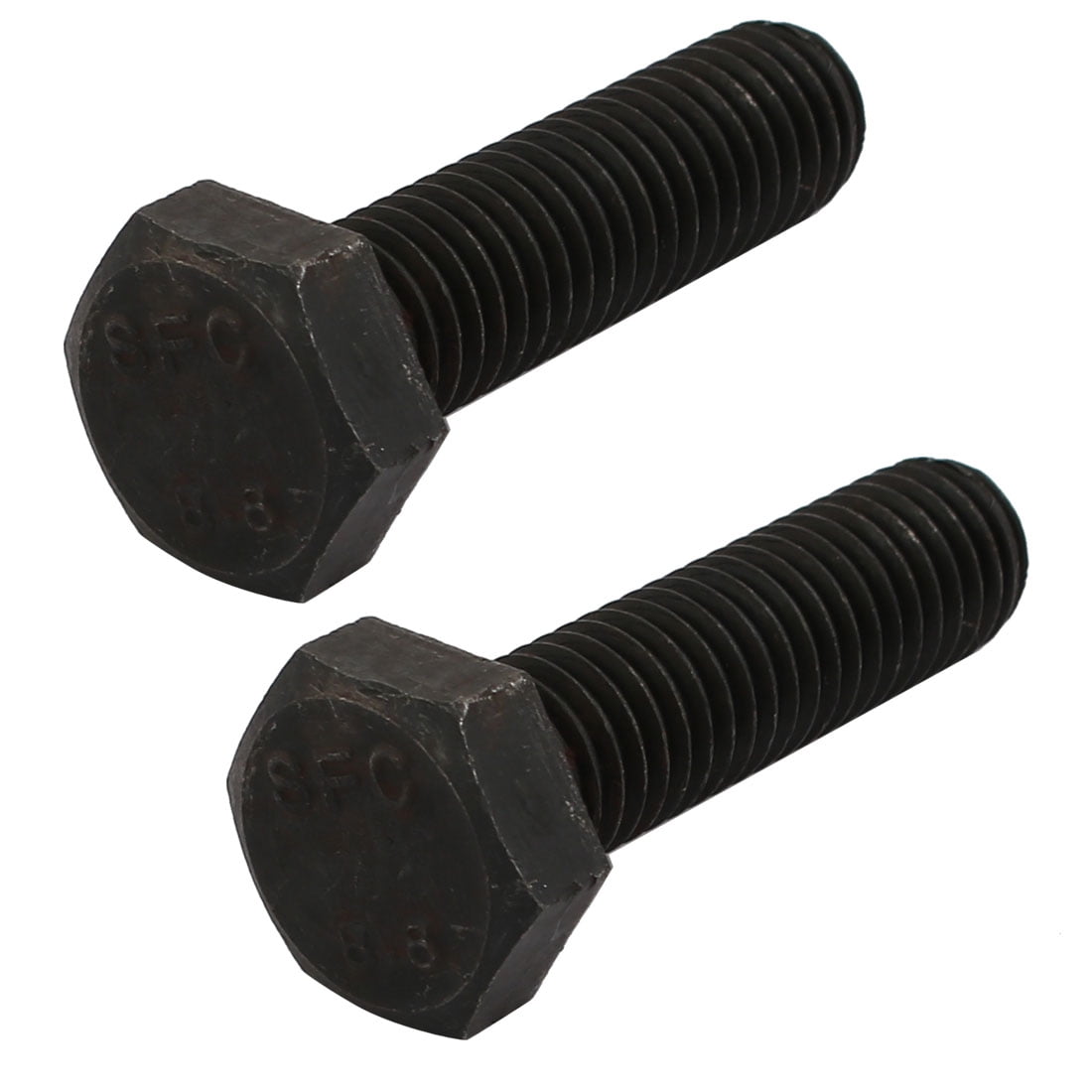Unique Bargains 8.8 Grade M10x35mm Full Threaded Left Hand Thread Hex ...