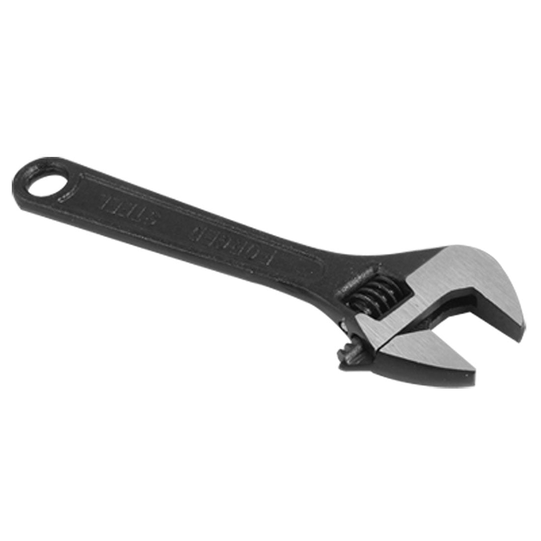 Unique Bargains 8" Black Shifting Spanner Adjustable Wrench w 24mm Jaw ...
