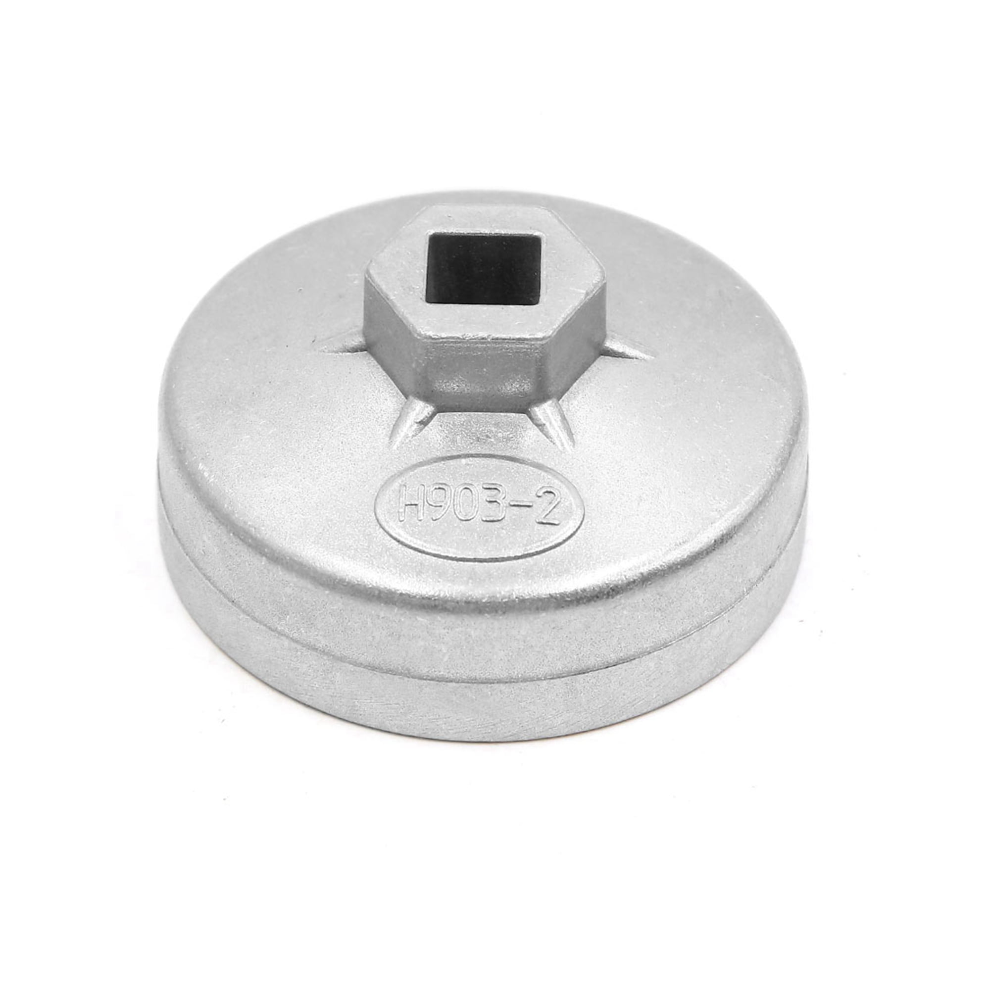 Unique Bargains 8 Flutes 74mm Inner Dia Metal Oil Filter Wrench Cap ...