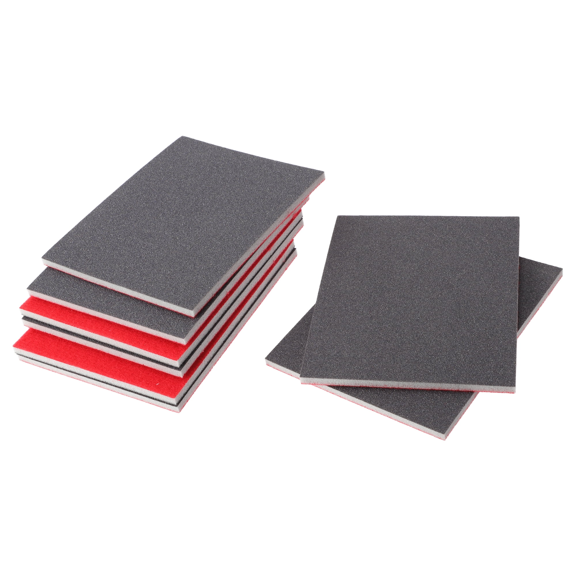 Unique Bargains 8 Pcs 5.51 x 4.33 Inch P180 Sanding Sponge Fine Sanding ...