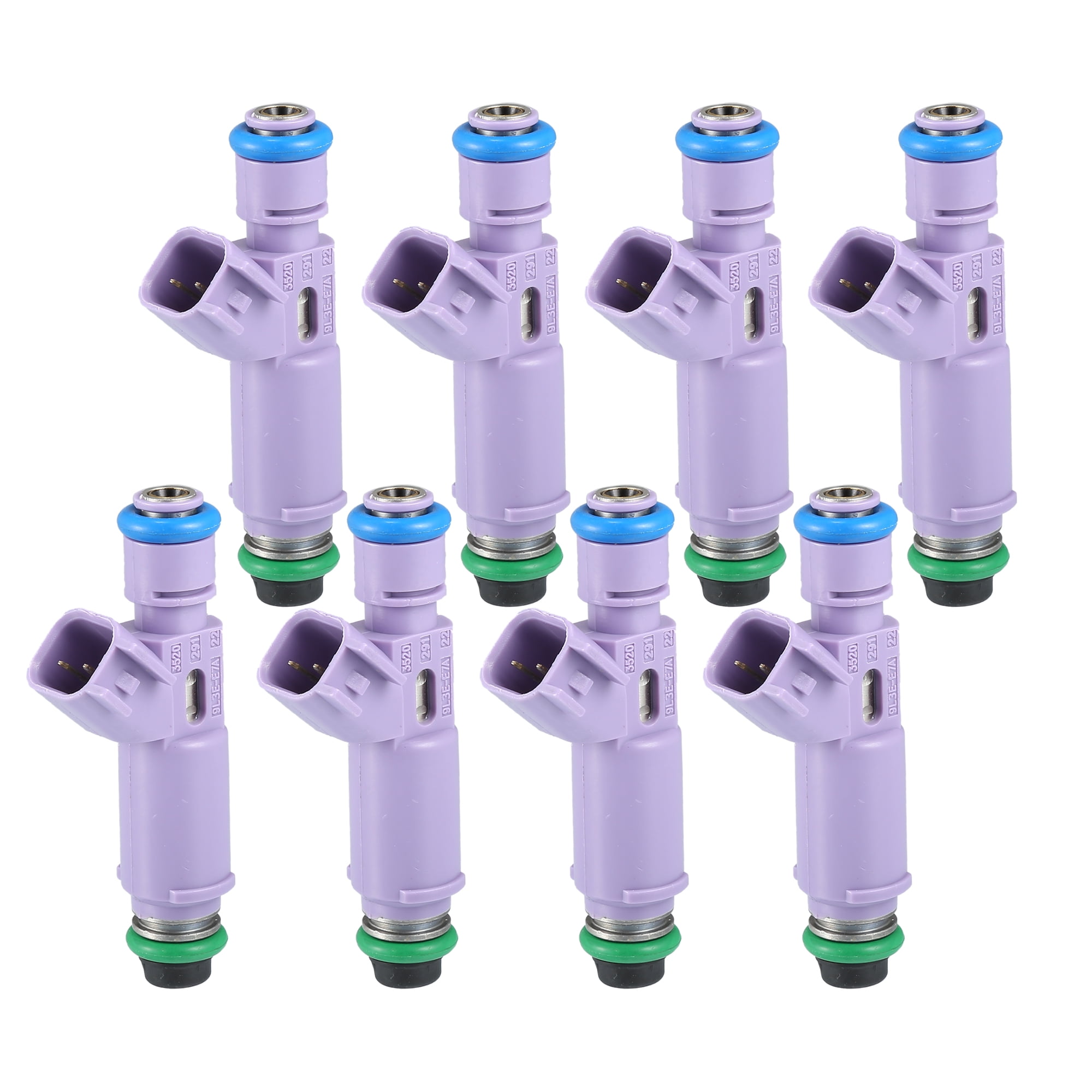 Unique Bargains 8 Pcs Fuel Injector Car Inner Engnie Fuel Injectors for ...