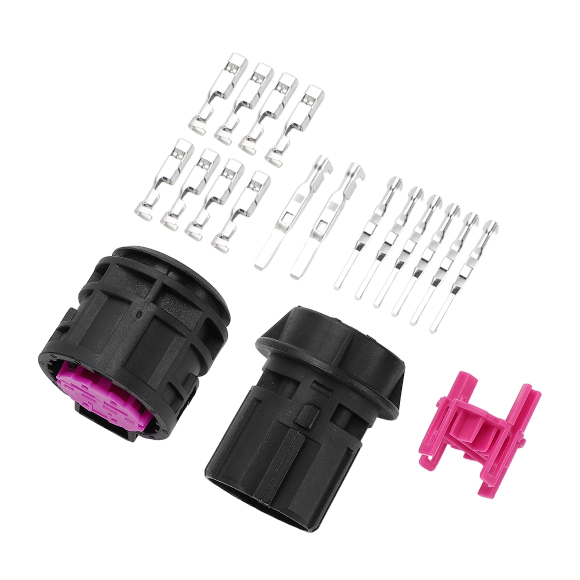 Unique Bargains 8 Pin Headlight Connector Plug Waterproof Male Female ...