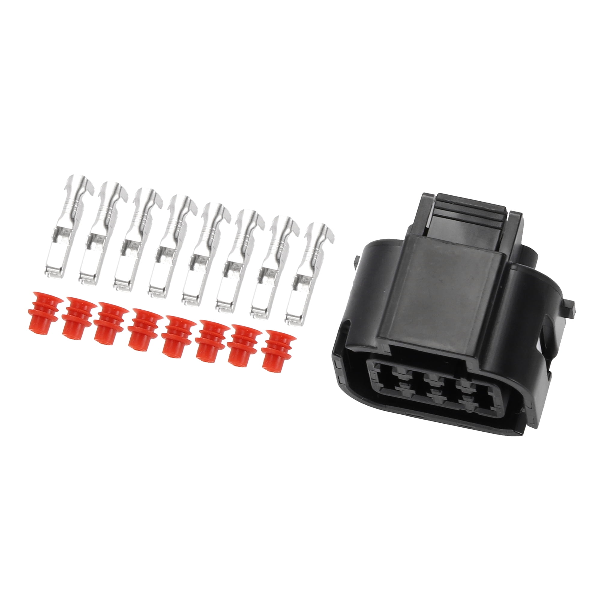 Unique Bargains 8 Pin LED Halogen Headlight Connector Plug Waterproof ...