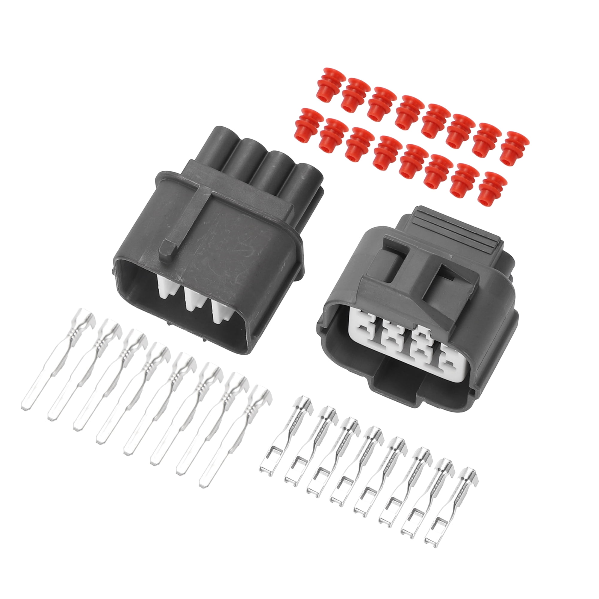 Unique Bargains 8 Pin OBD1 Distributor Connector Plug Waterproof Male ...