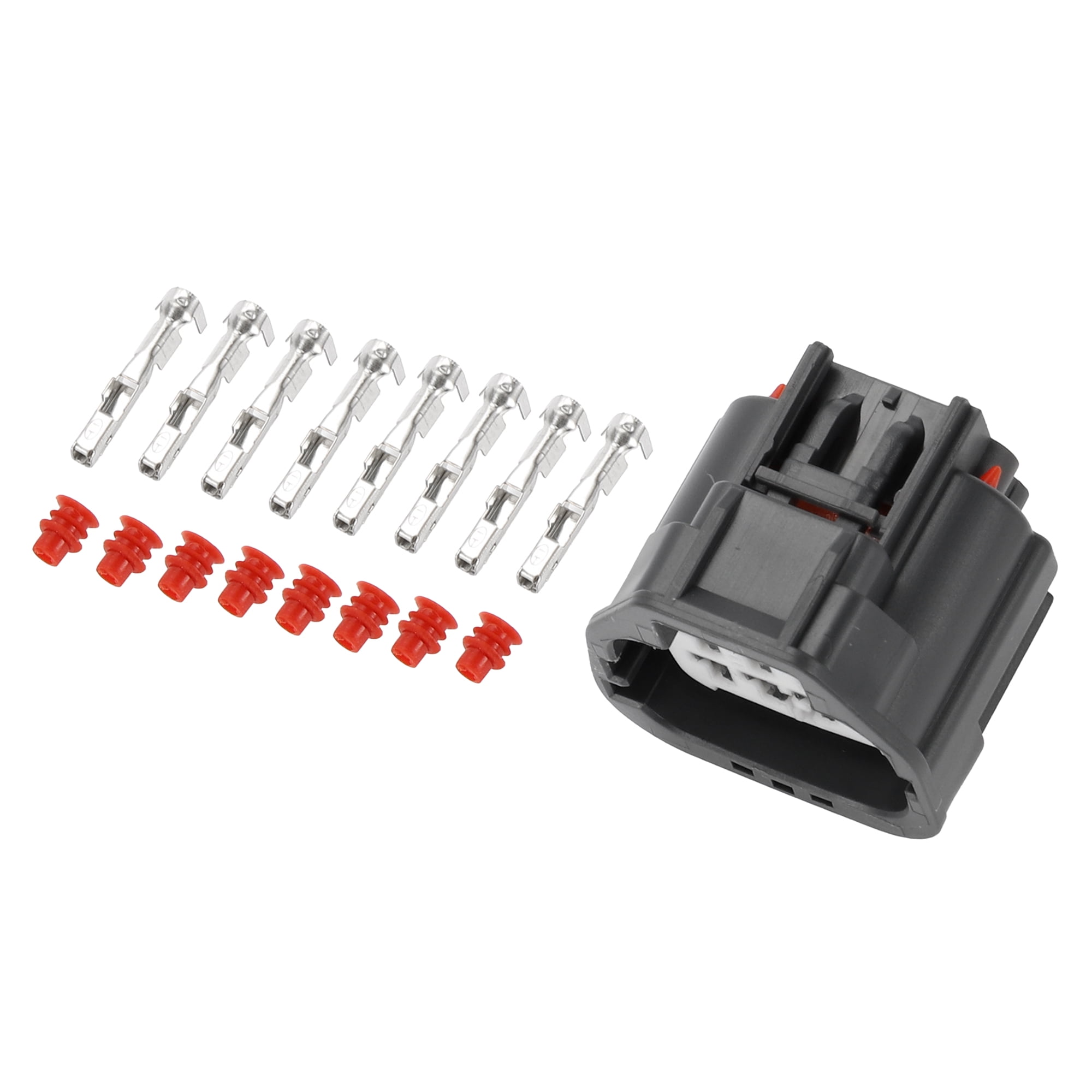 Unique Bargains 8 Pin Throttle Pedal Connector Plug Waterproof Female ...