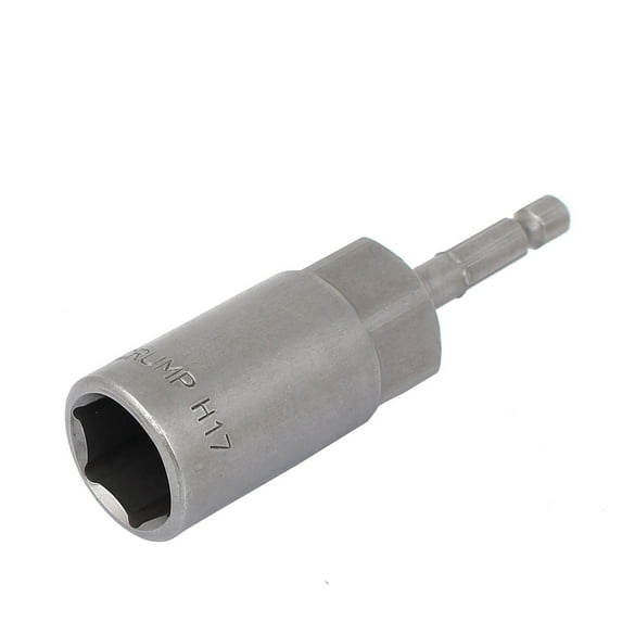 Unique Bargains 80mm Length H17 Hex Socket Impact Nut Setter Driver Bit ...