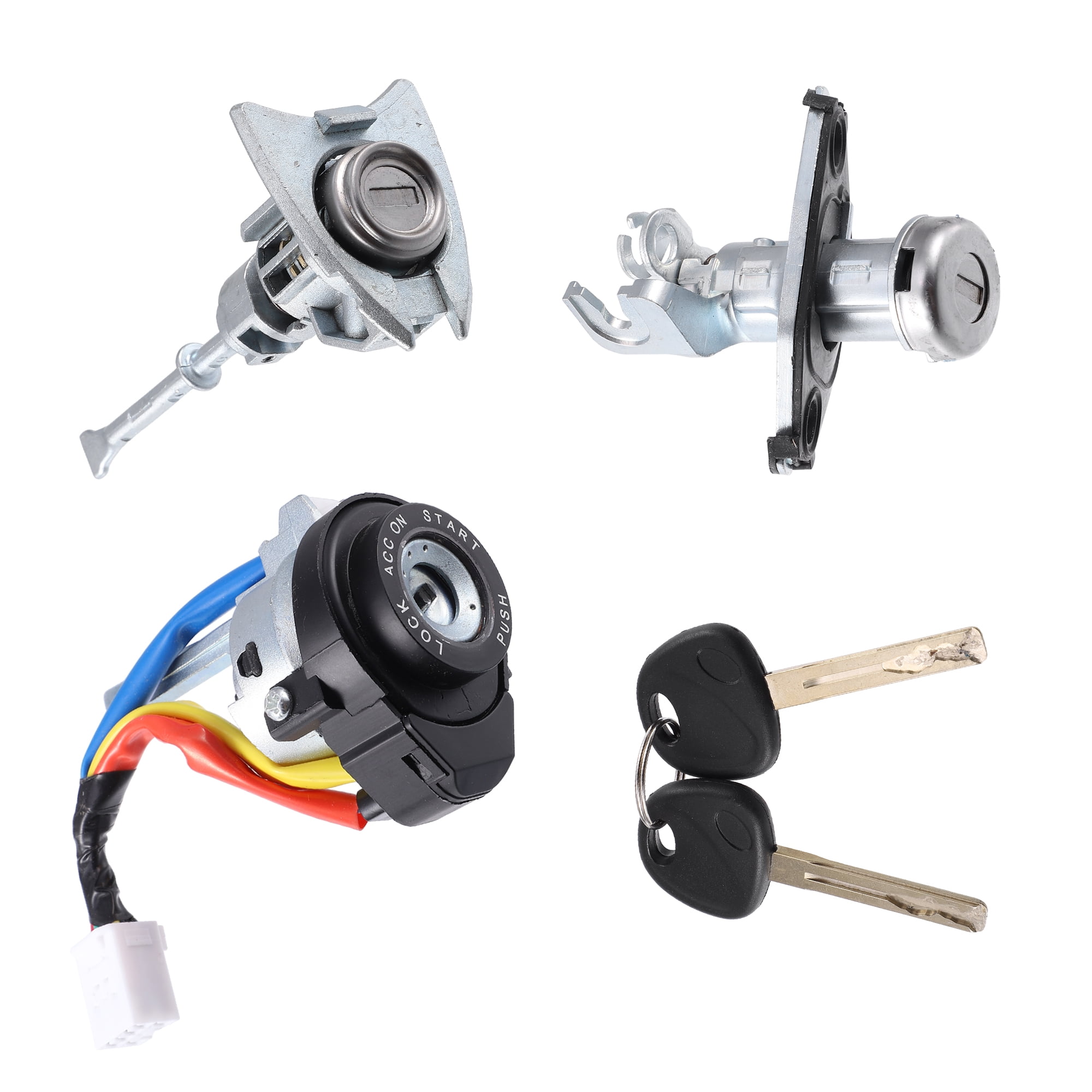 Unique Bargains 81970-3SA00 81250-3SA00 Car Full Lock Cylinder Ignition ...