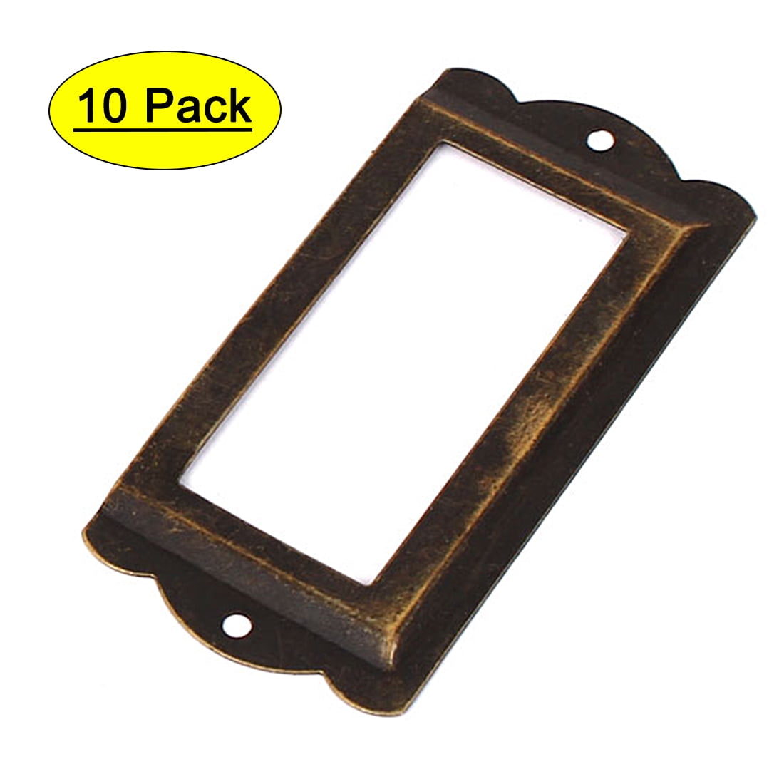 Unique Bargains 85mm x 42mm Metal Vintage Stryle Tags Frames Box Tag ...