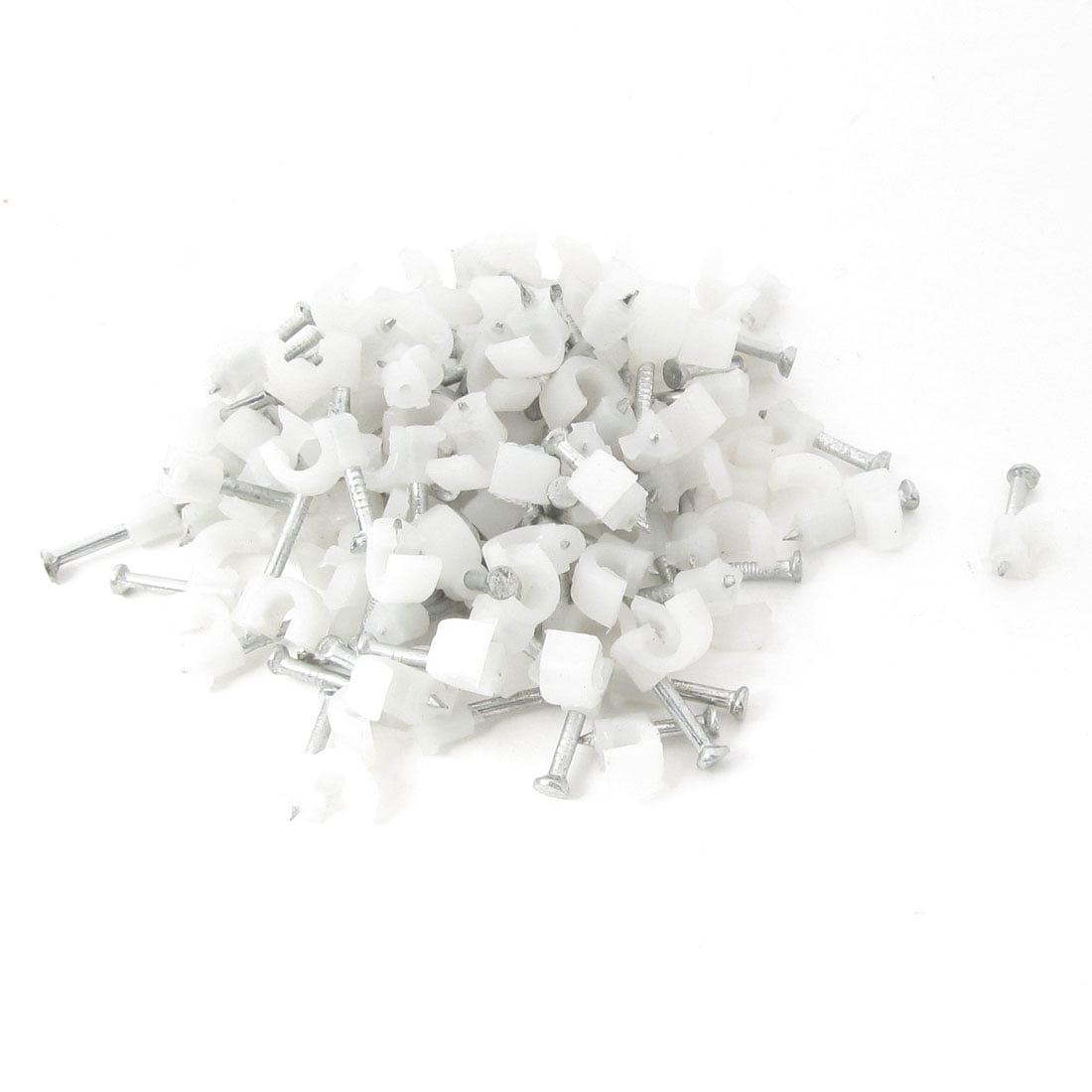 Unique Bargains 86Pcs 3mm Diameter Round Cable Nail Attached Circle ...