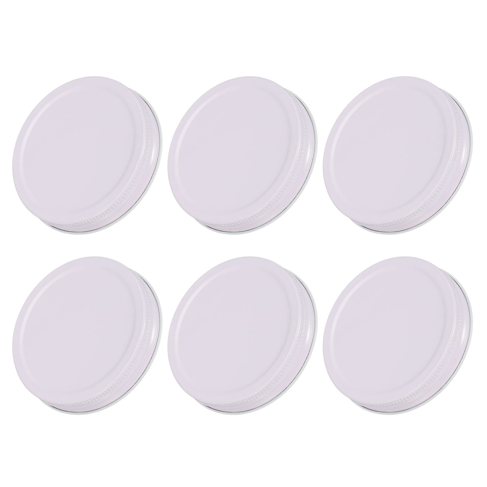 Unique Bargains 86mm/3.39' Wide Mouth Tin Plate Mason Jar Lids for ...