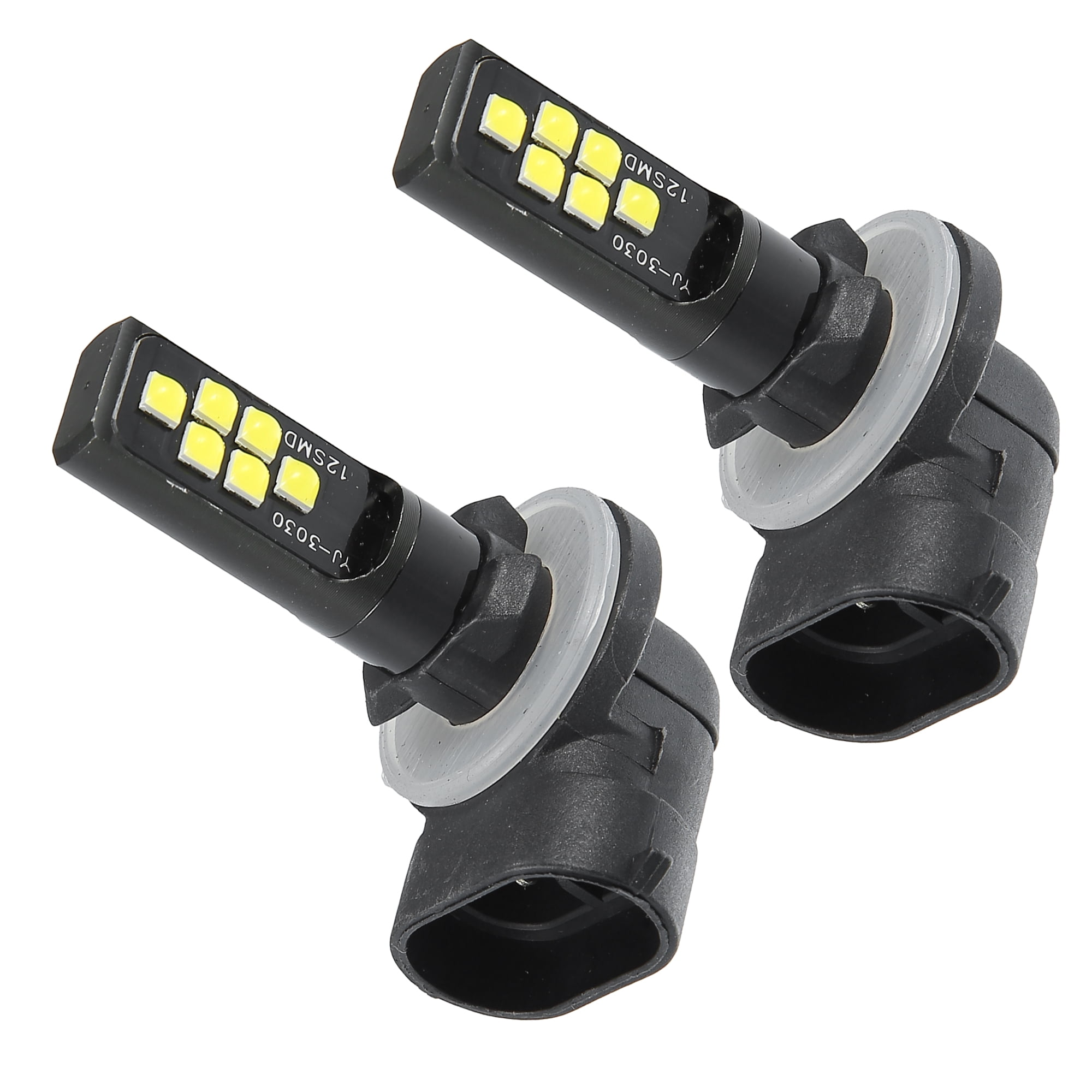Unique Bargains 881 Fog Lights Bulbs High Power 12 3030 Chips Auto LED ...