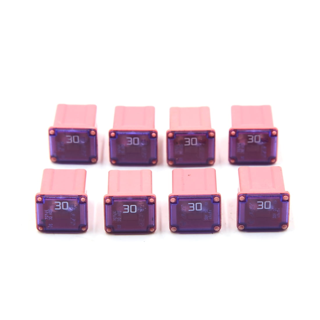 Unique Bargains 8Pcs Pink Plastic Car Push-in Type Female PAL Cartridge ...