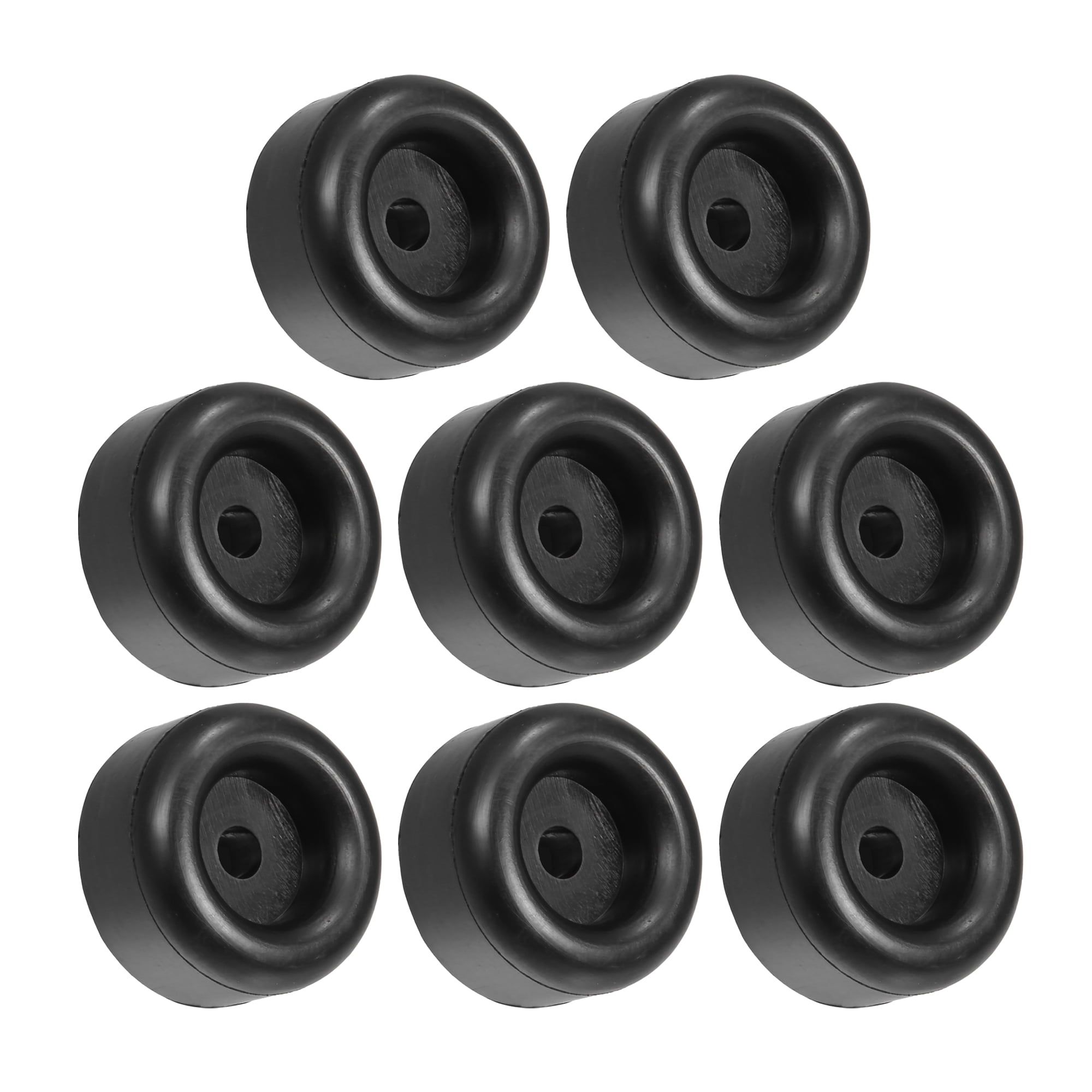 Unique Bargains 8pcs 2.11" Round Rubber Bump Stops Guard Replacement ...