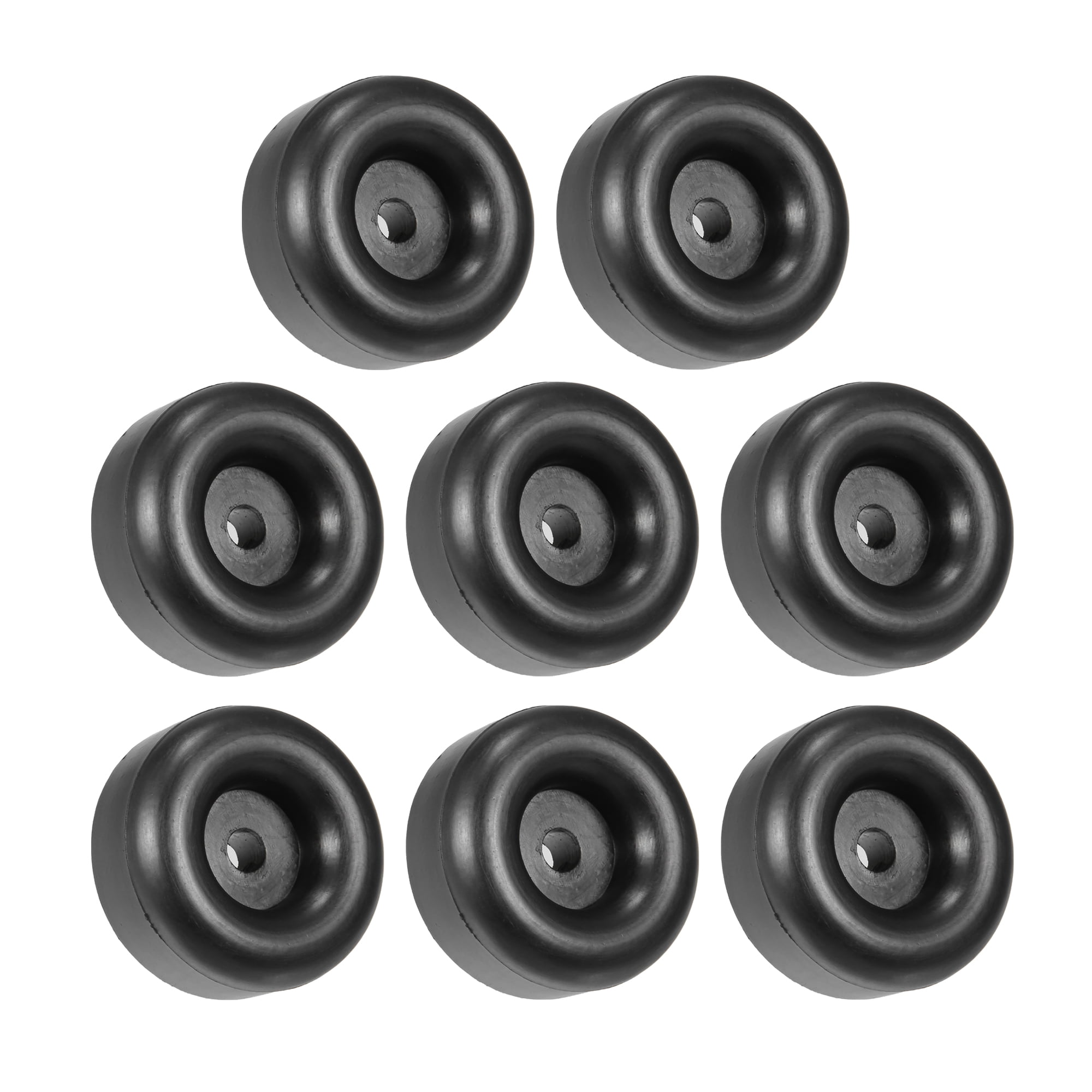 Unique Bargains 8pcs 2.5" Round Rubber Feet Bump Stops Guard ...