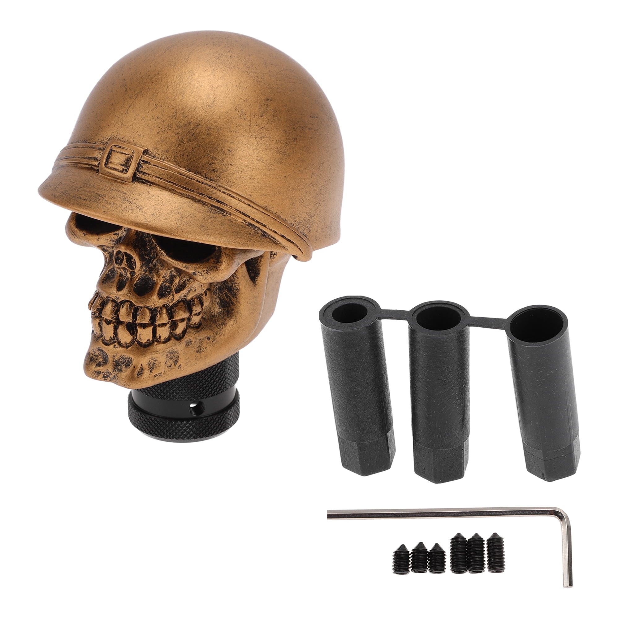 Unique Bargains 9.5cm Gear Shift Knob Resin Skull for Automatic and ...