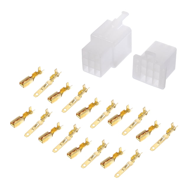 Unique Bargains 9 Pin Car Electrical Wire Connector Plug Kits Male ...