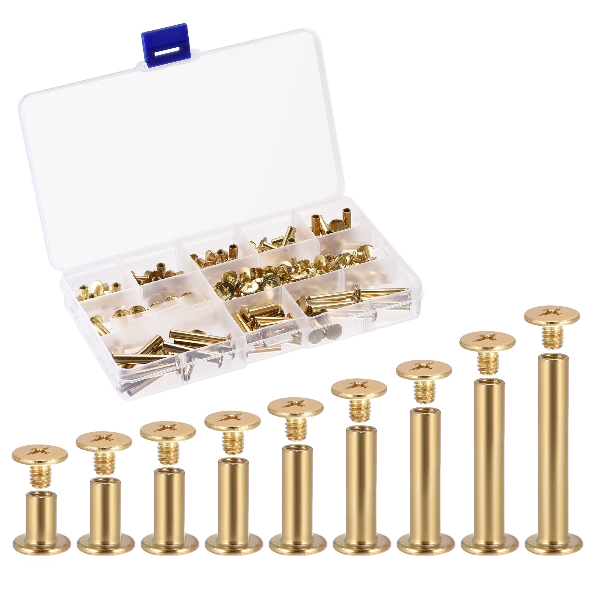 Unique Bargains 9 Sizes Screw Post Fit for 5mm Hole Dia, Male M4x5mm ...