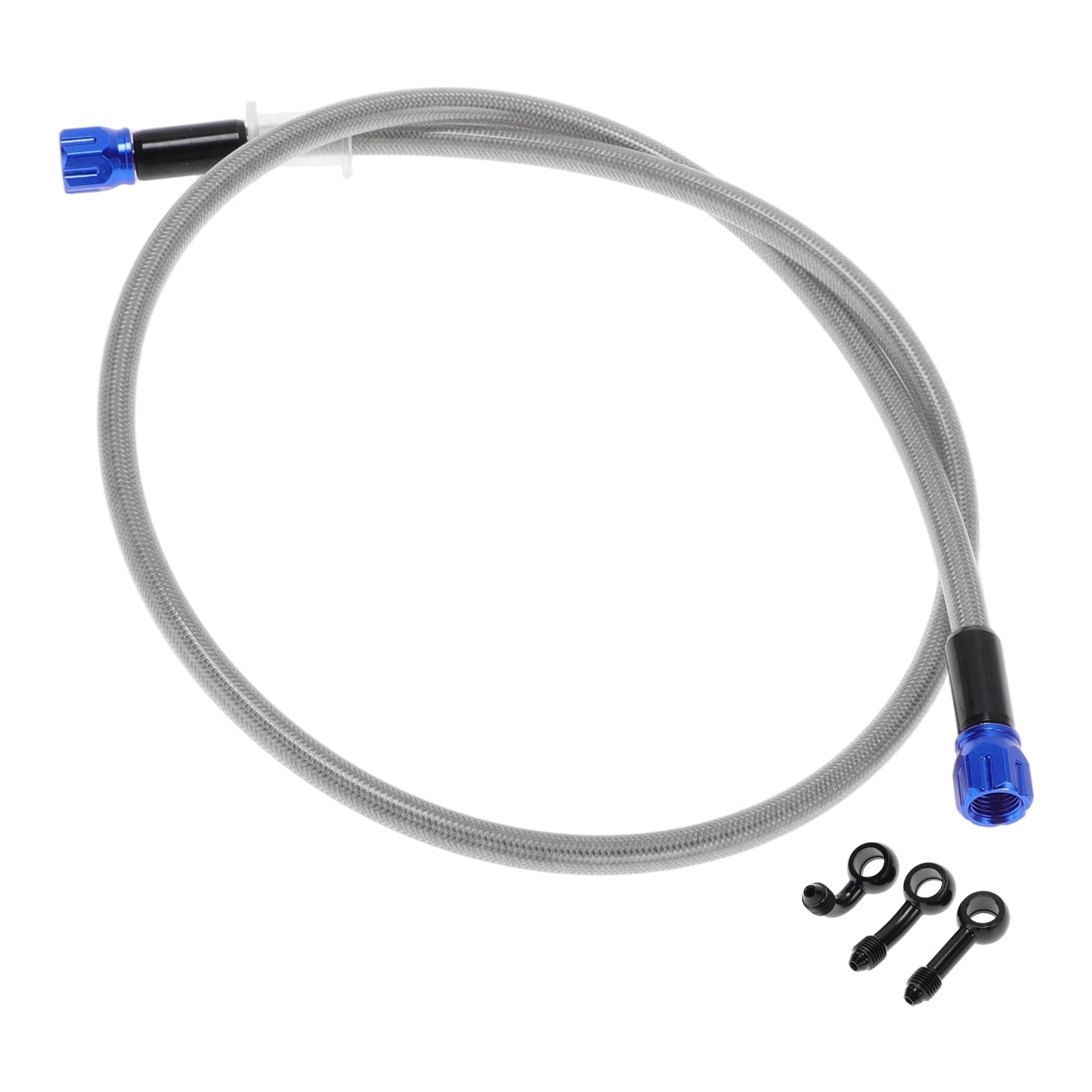 Unique Bargains 90cm Motorcycle Brake Clutch Oil Hose Line Nylon ...