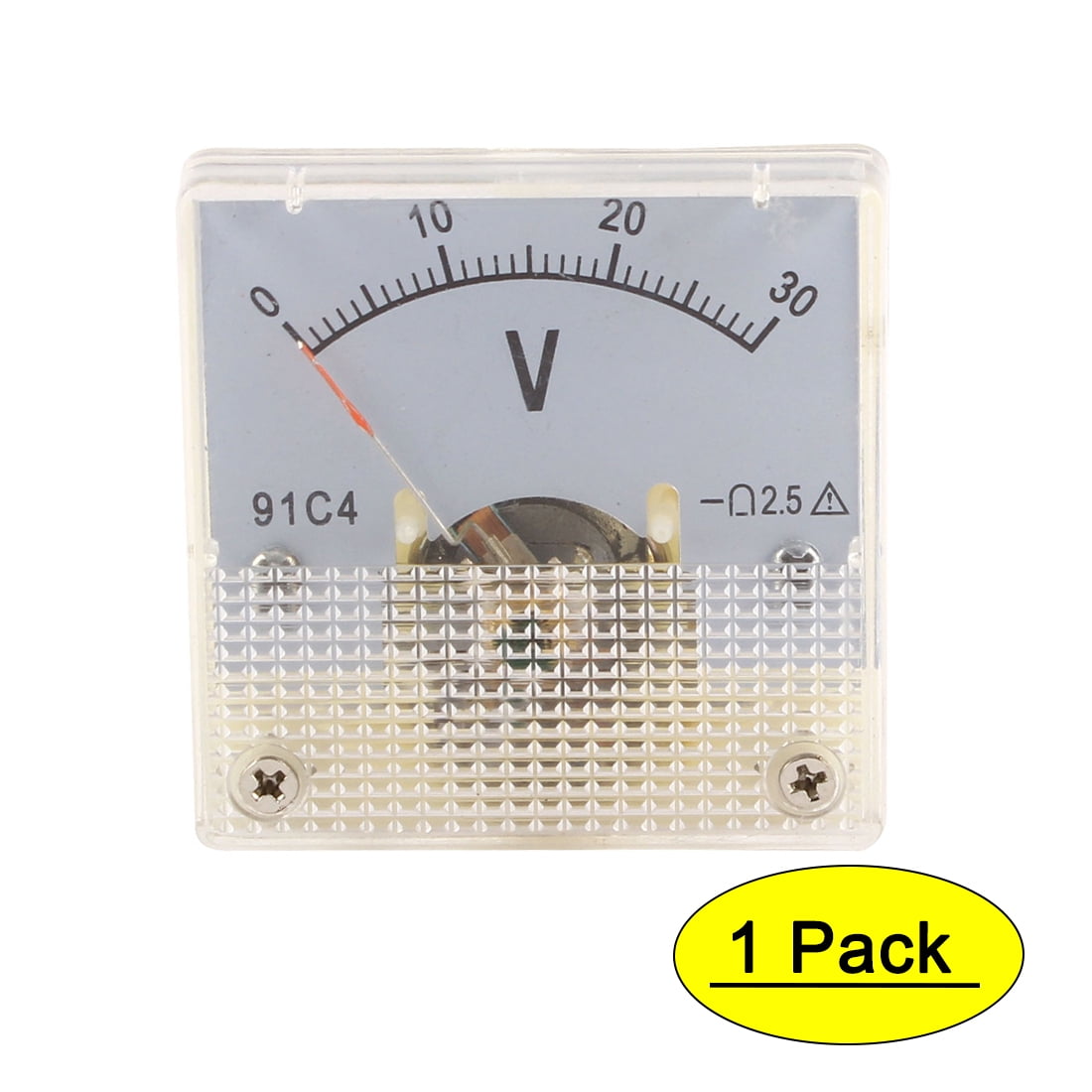 Unique Bargains 91C4 DC 0-30V Analog Panel Voltmeter Voltage Meter ...