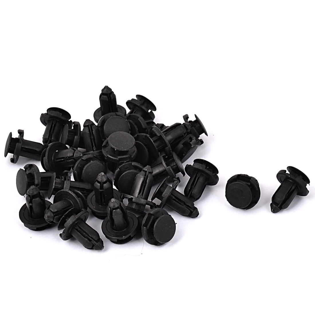 Unique Bargains 9x18x16mm Plastic Car Bumper Mudguard Nail Clips Rivets ...