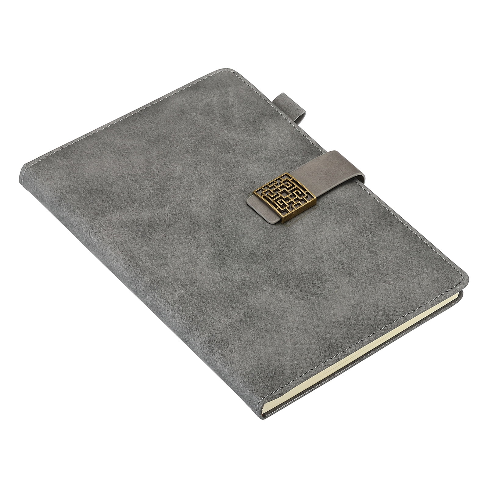 Unique Bargains A5 PU Leather Notebook Soft Cover 100 Sheet 80 Gsm ...
