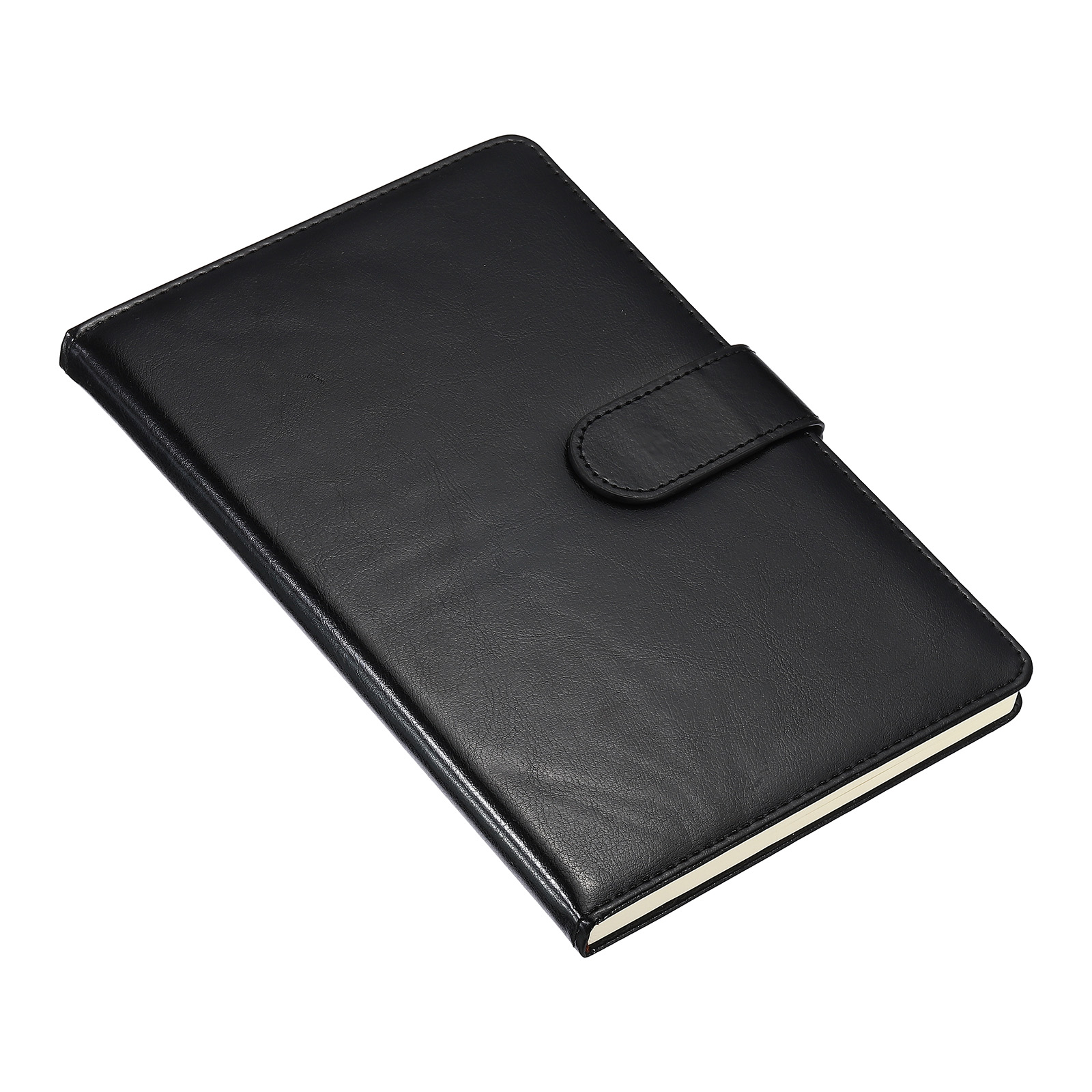 Unique Bargains A5 PU Leather Notebook Soft PU Cover 100 Sheets 80 Gsm ...