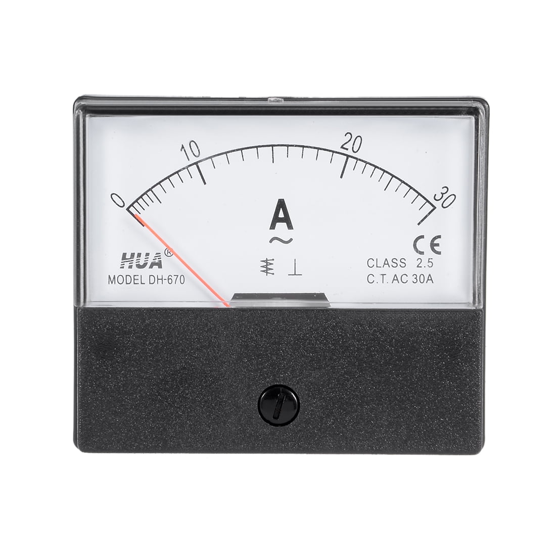 Unique Bargains AC0-30A Dial Analog Panel Meter Ammeter DH-670 Class 2. ...