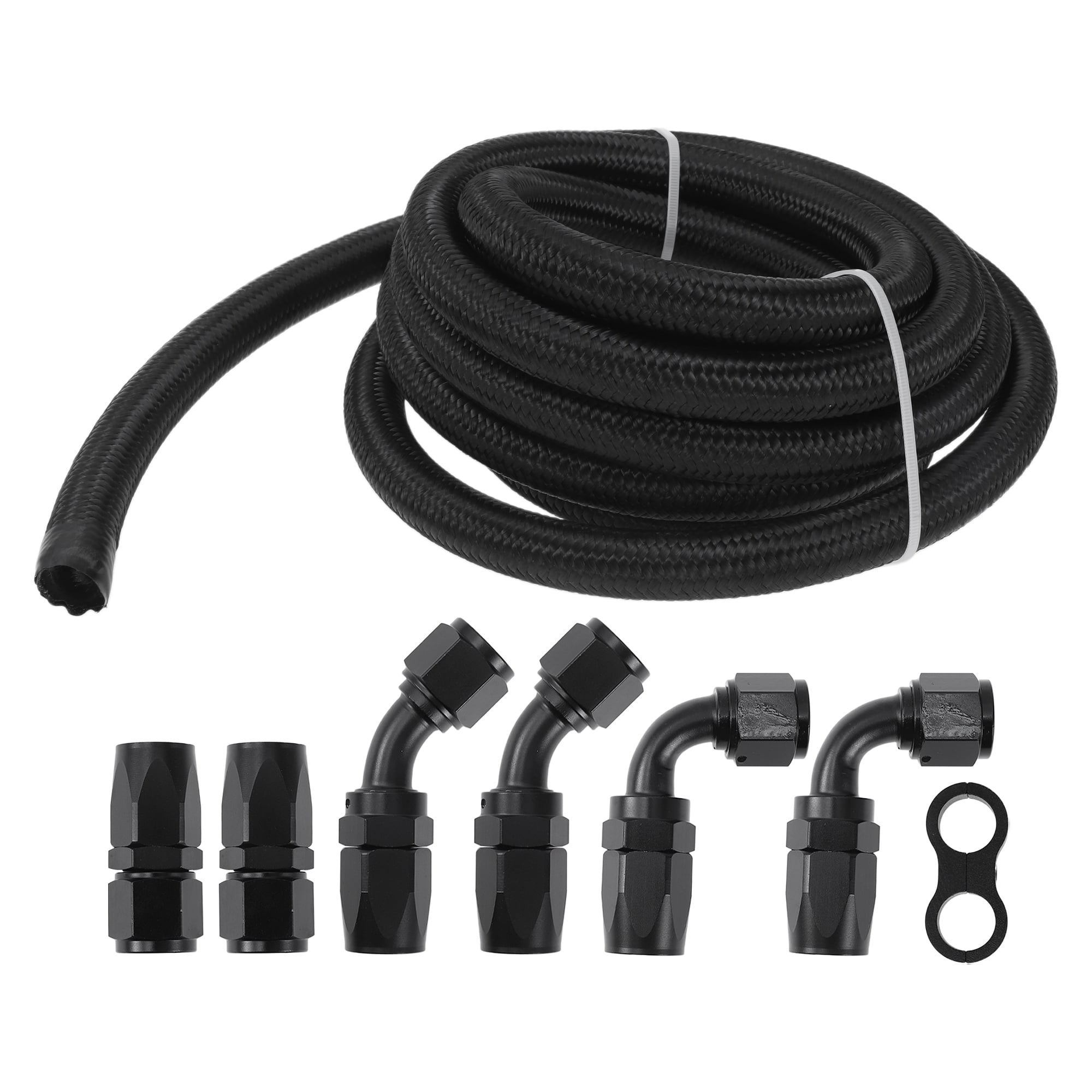 Unique Bargains AN-10 Fuel Line Kit 15ft Vacuum Hose Automotive Fuel ...
