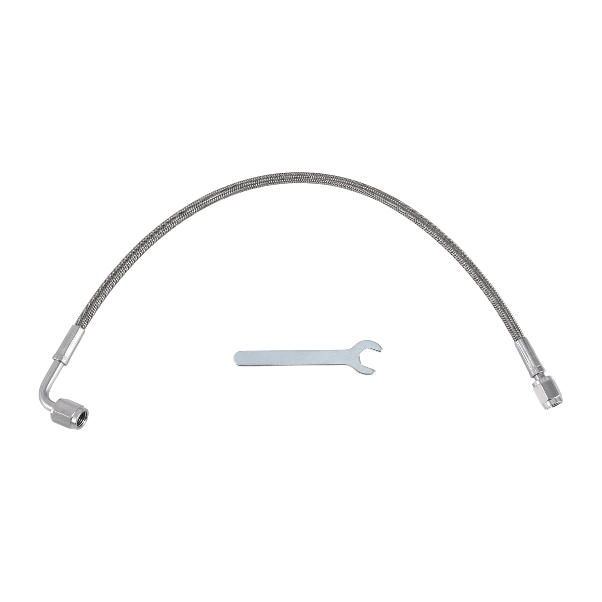 Unique Bargains AN-3 Turbo Oil Feed Line Kit 1.33ft Pressure Remote ...