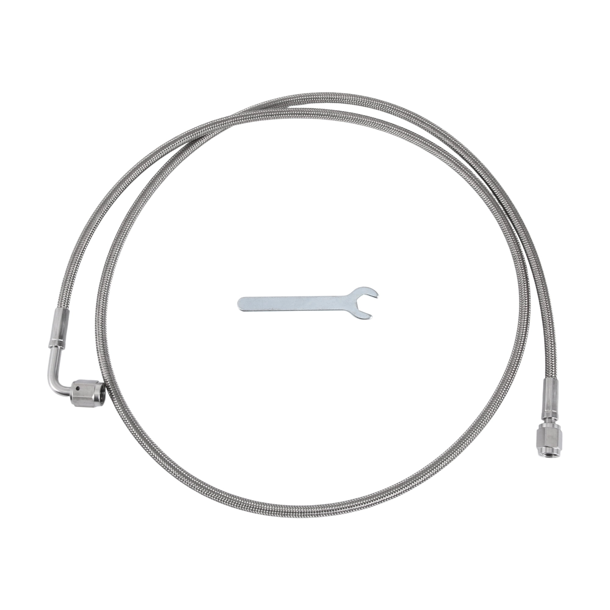 Unique Bargains AN-3 Turbo Oil Feed Line Kit 3.91ft Pressure Remote ...