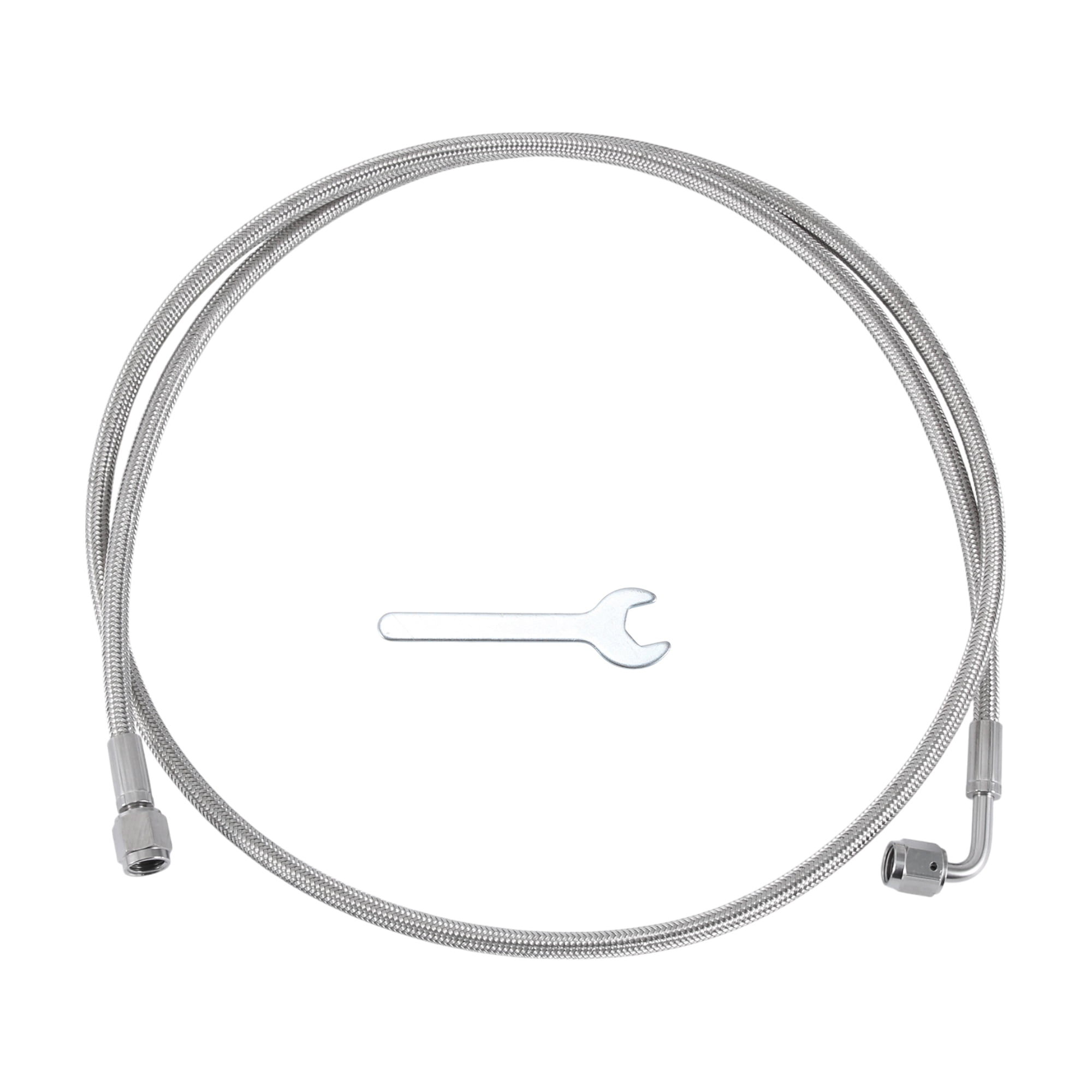 Unique Bargains AN-4 Turbo Oil Feed Line Kit 5ft Pressure Remote ...