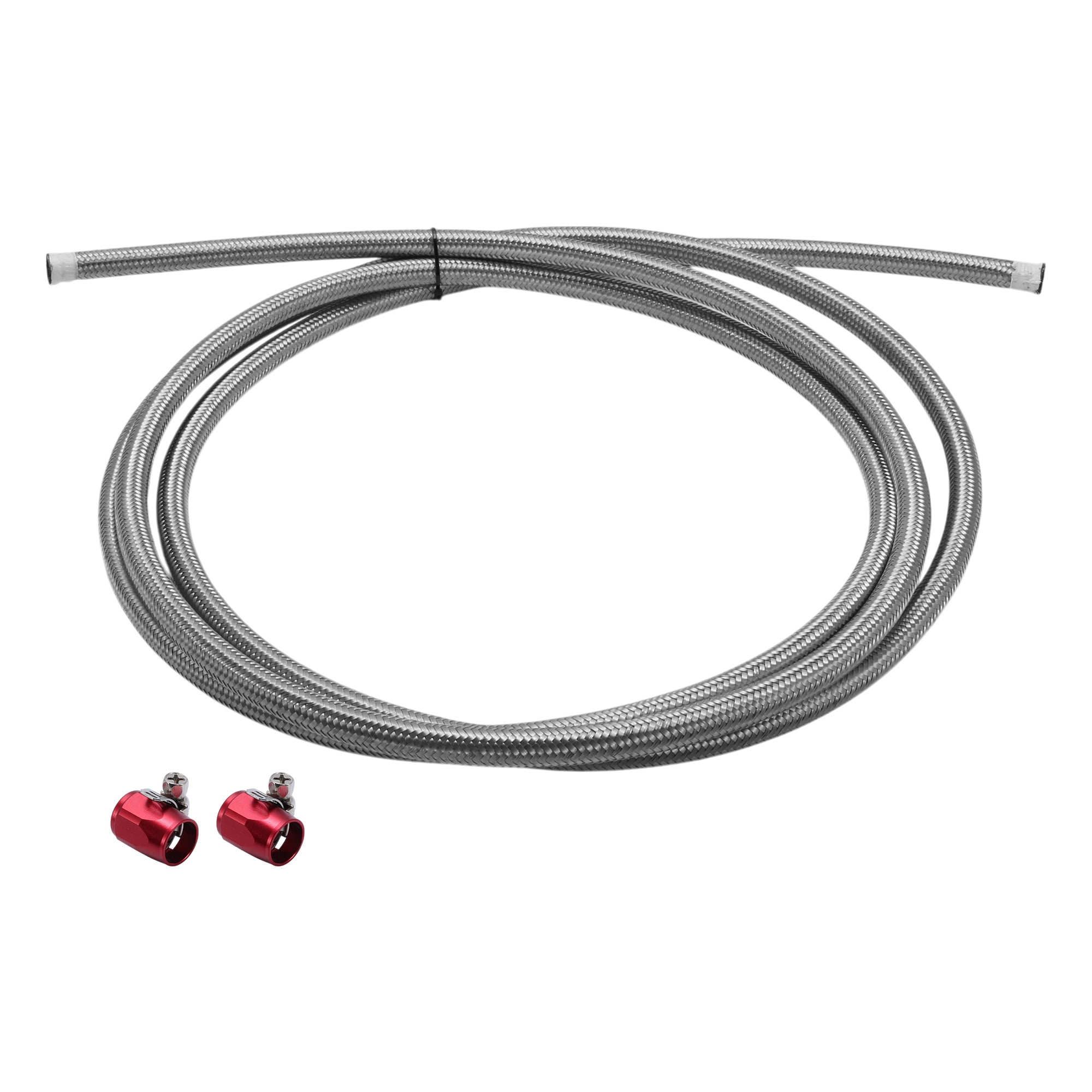 Unique Bargains AN-6 Fuel Line Kit 12ft Vacuum Hose Automotive Fuel ...