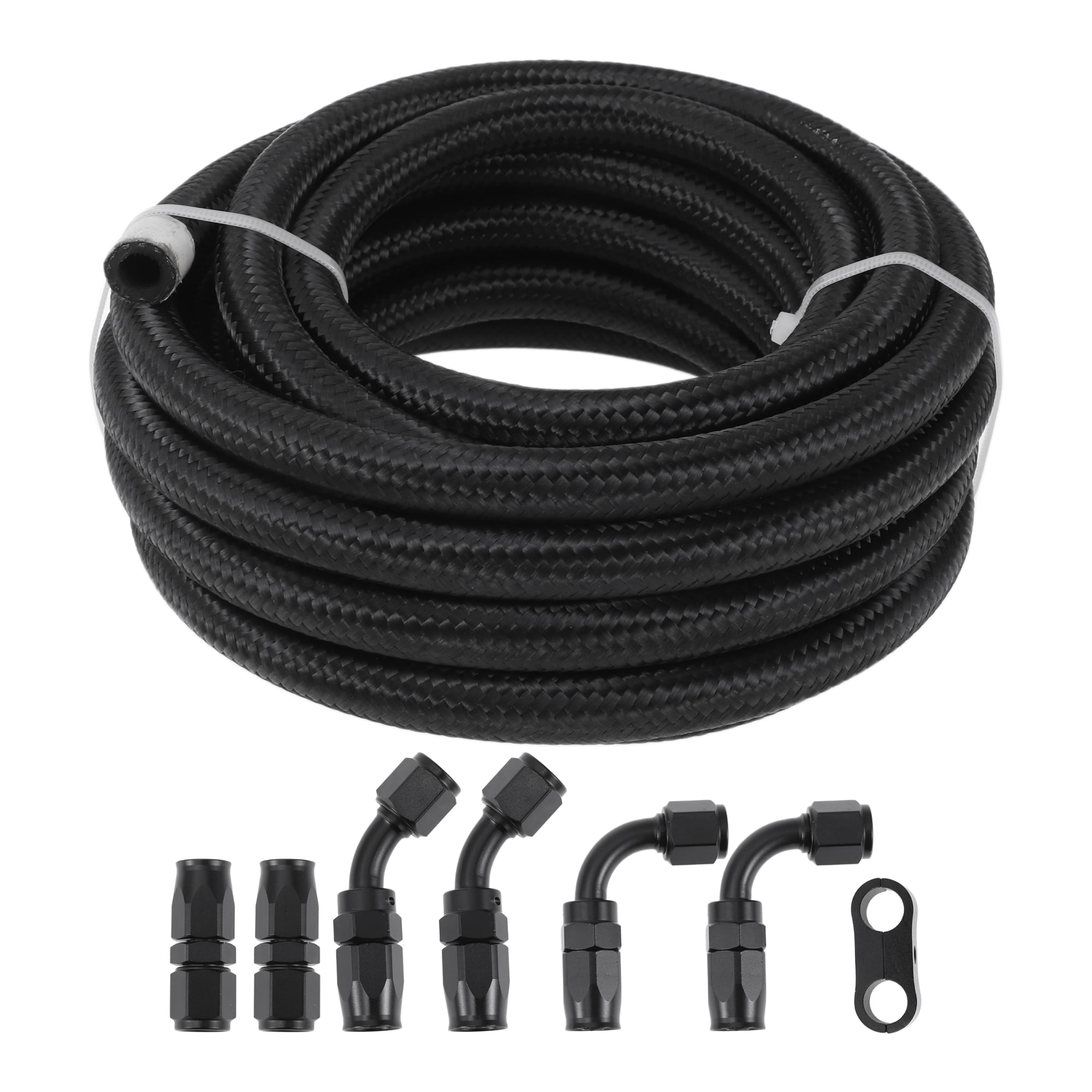 Unique Bargains AN-6 Fuel Line Kit 20ft Vacuum Hose Automotive Fuel ...